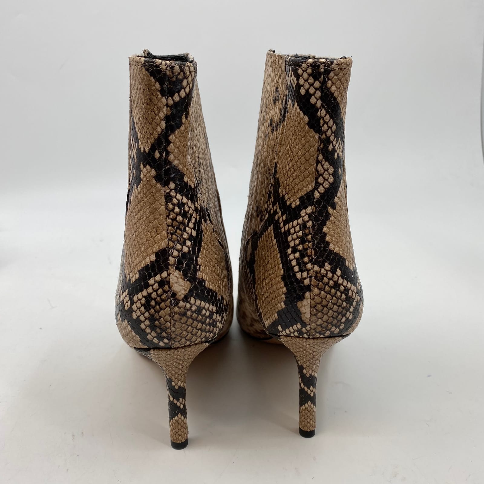 Veronica Beard Snake Print Leather Bootie Veronica Beard Snake Print ...