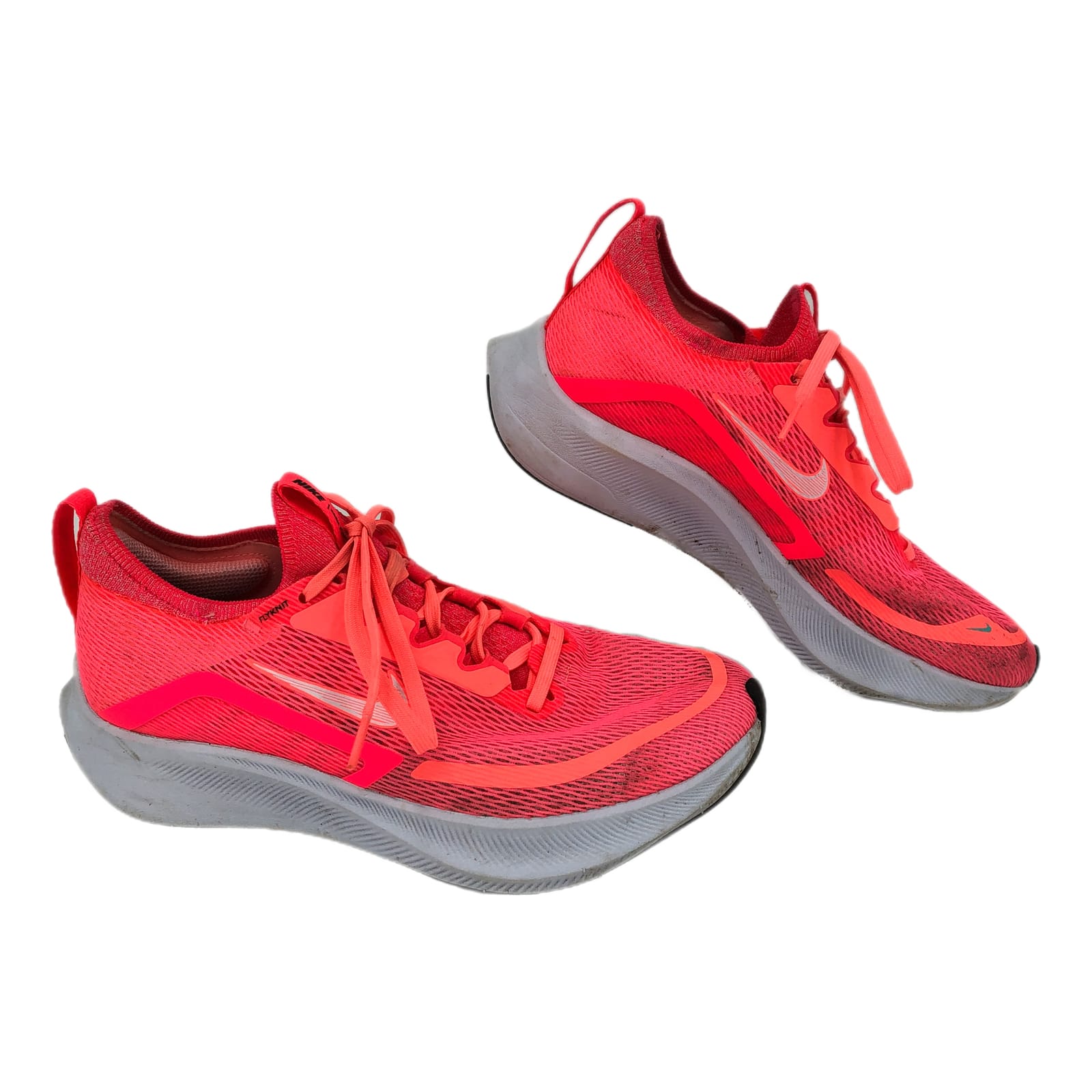 Nike Pink & White Breathable Textile Athletic Shoes Nike Pink & White ...