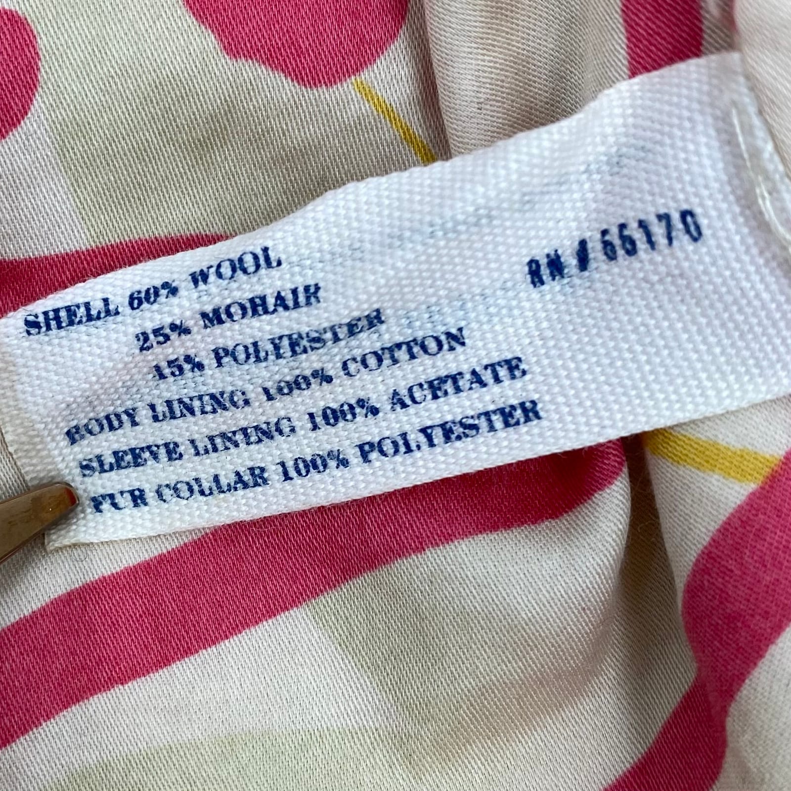 Leifsdottir Yellow Wool Mohair Pea Coat Leifsdottir Yellow Wool Mohair Pea Coat Size 4 (Good ...