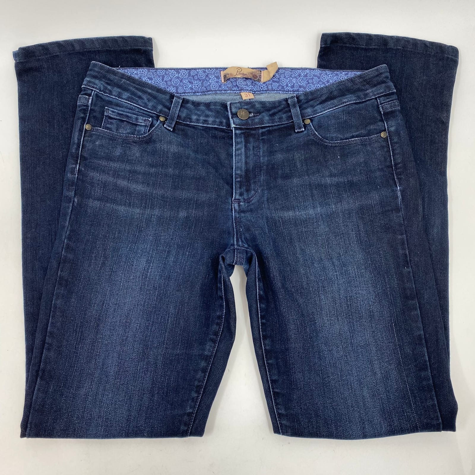 PAIGE Dark Wash Boot Cut Jeans PAIGE Dark Wash Boot Cut Jeans Size 31 ...