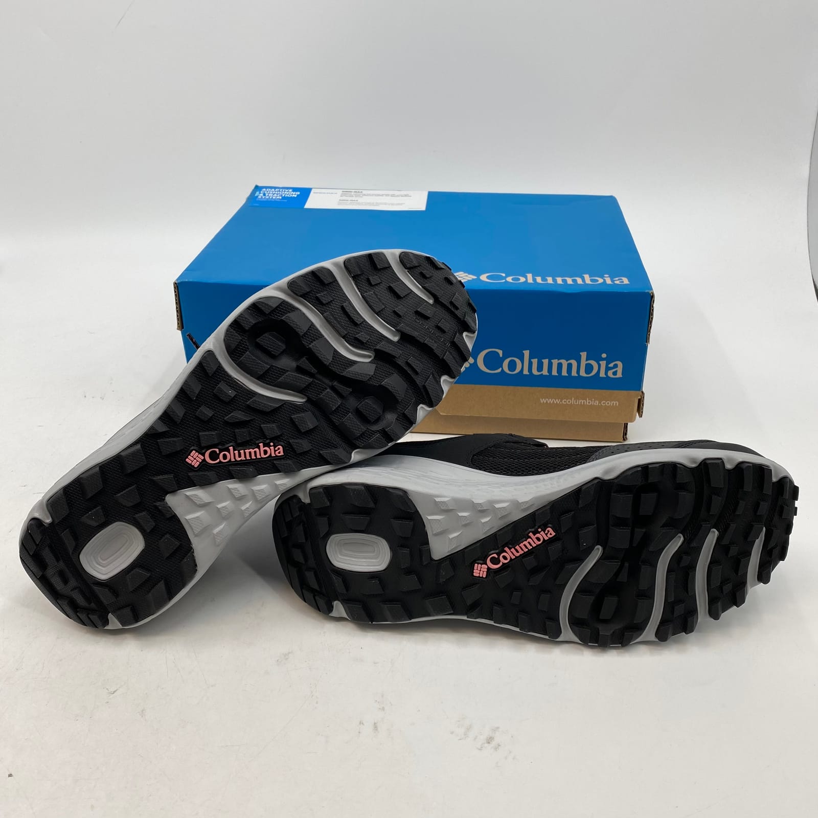 Columbia Black/Pink Vertisol Trail Hiking Sneakers Columbia Black/Pink ...