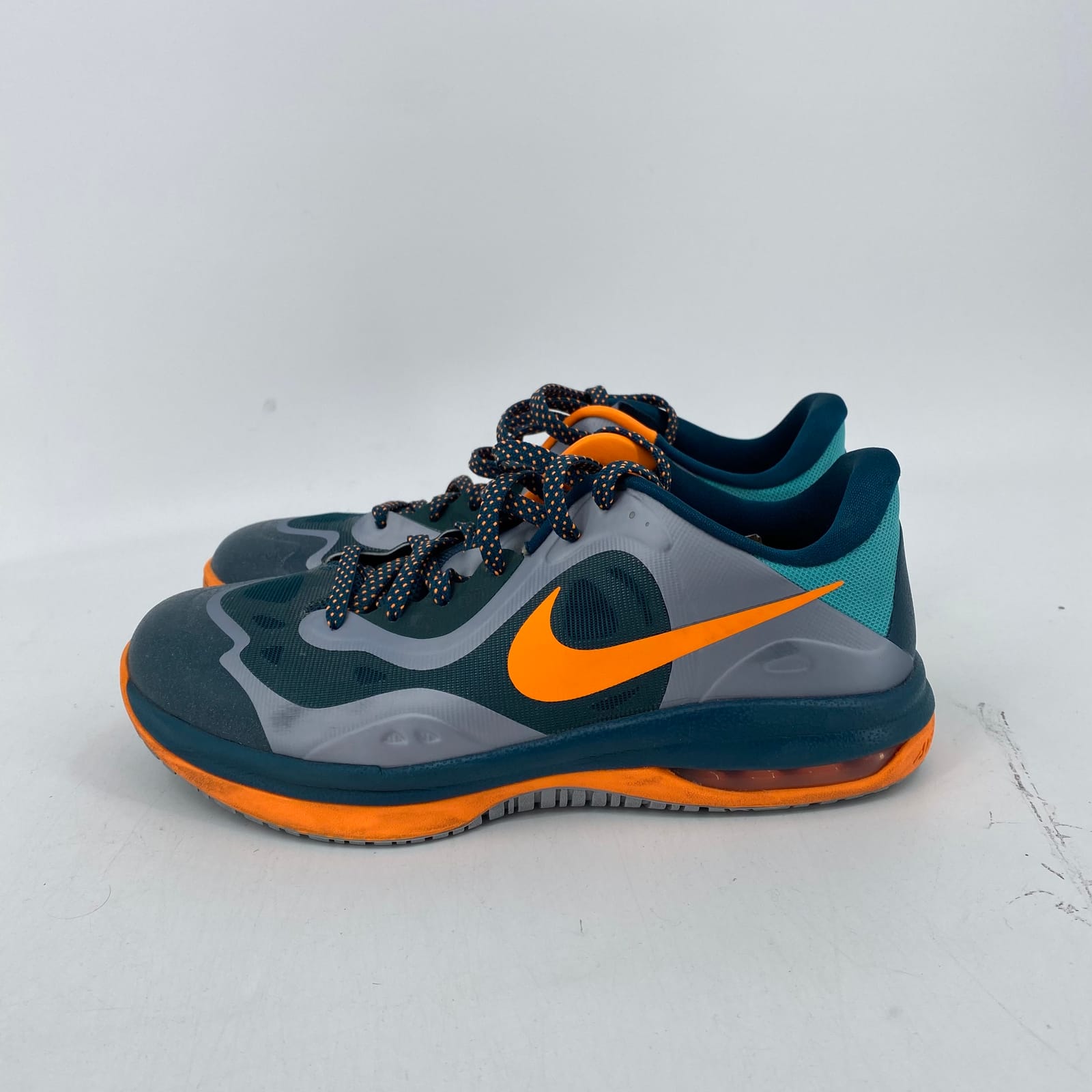 Nike Blue Orange Lace Up Athletic Shoes Nike Blue Orange Lace Up ...