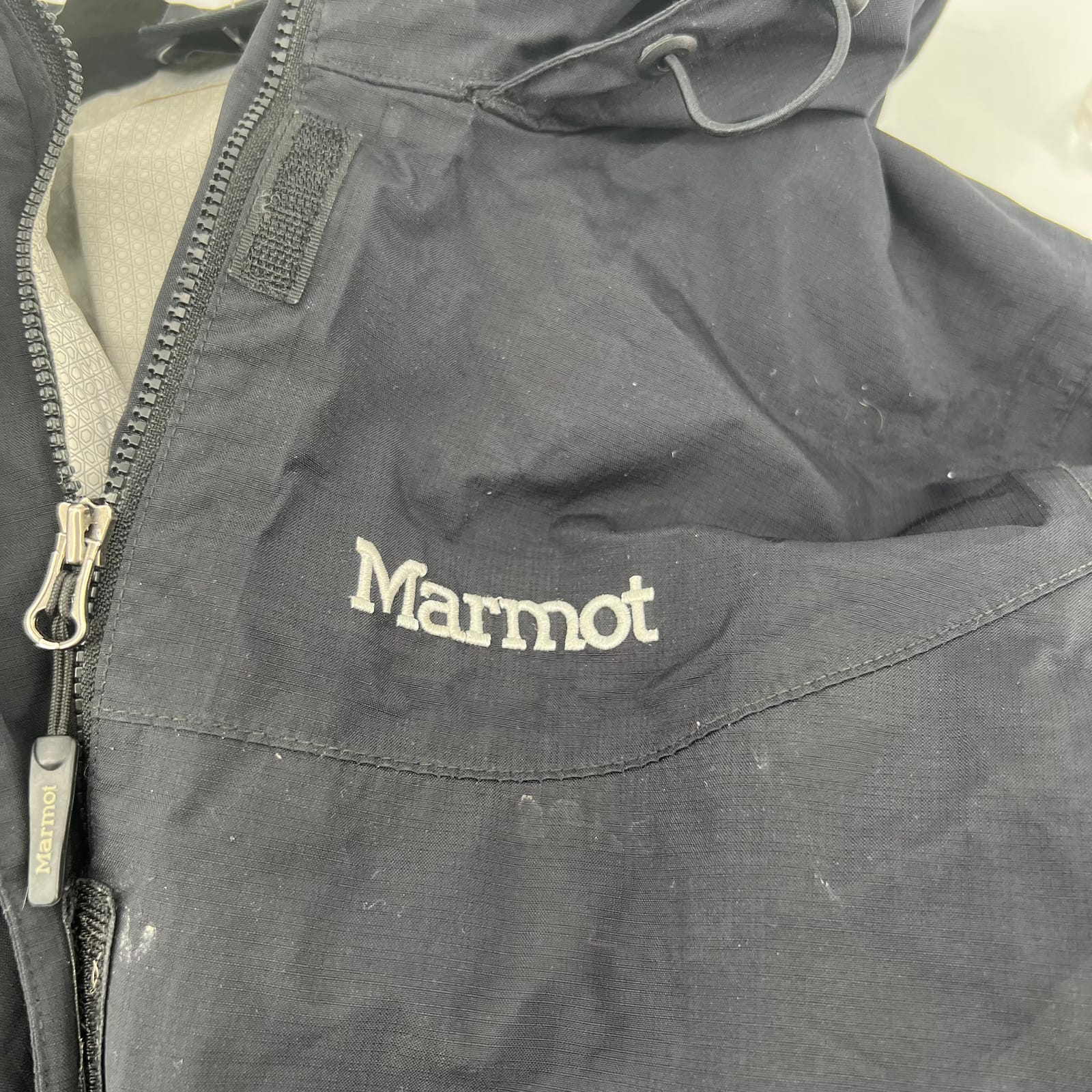 Marmot Black Polyester Windbreaker Jacket Marmot Black Polyester ...