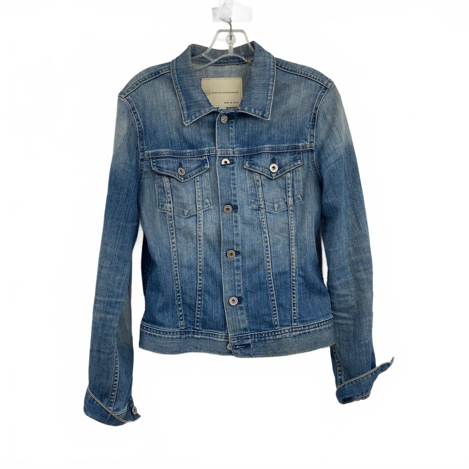 Ag Adriano Goldschmied Robyn Cotton Blend Jean Jacket Ag Adriano ...
