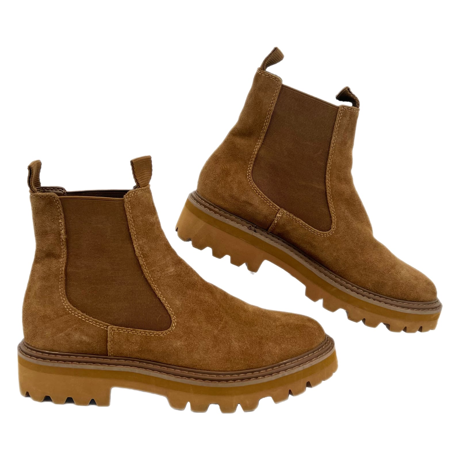 Dolce Vita Brown Suede Lug Sole Ankle Boots Dolce Vita Brown Suede Lug ...