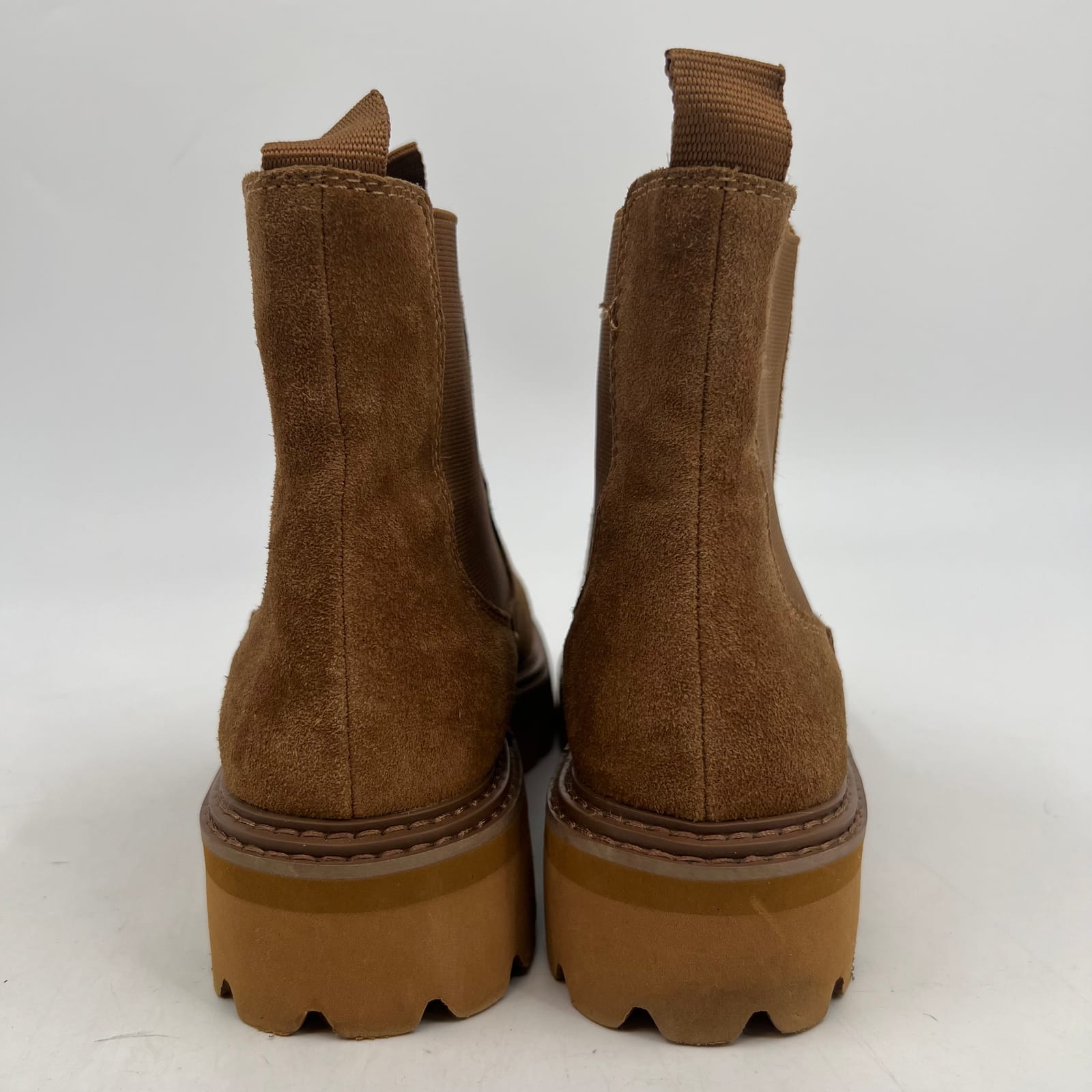 Dolce Vita Brown Suede Lug Sole Ankle Boots Dolce Vita Brown Suede Lug ...