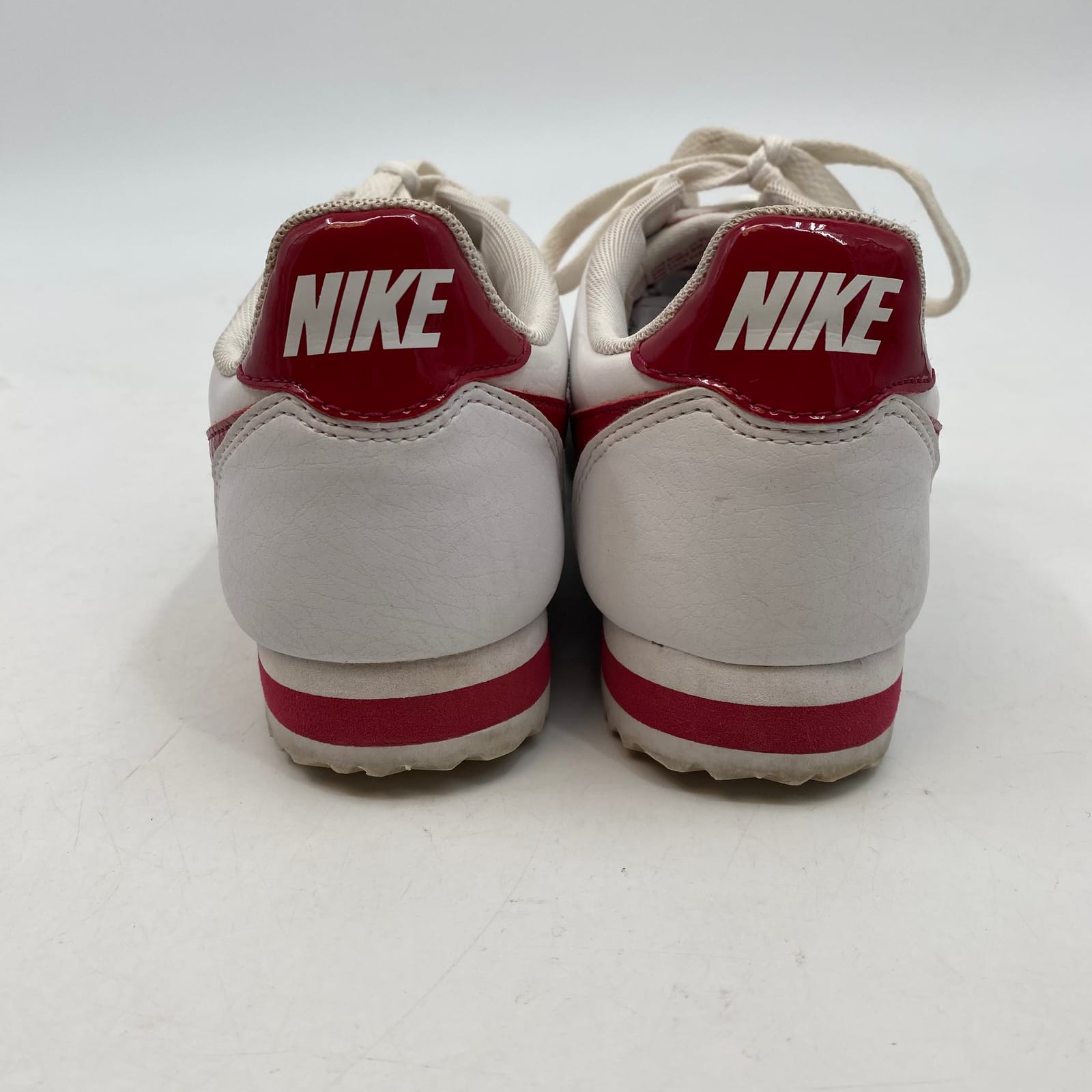 Nike White-Red Cortez Sneakers Nike White-Red Cortez Sneakers Size 8.5 ...
