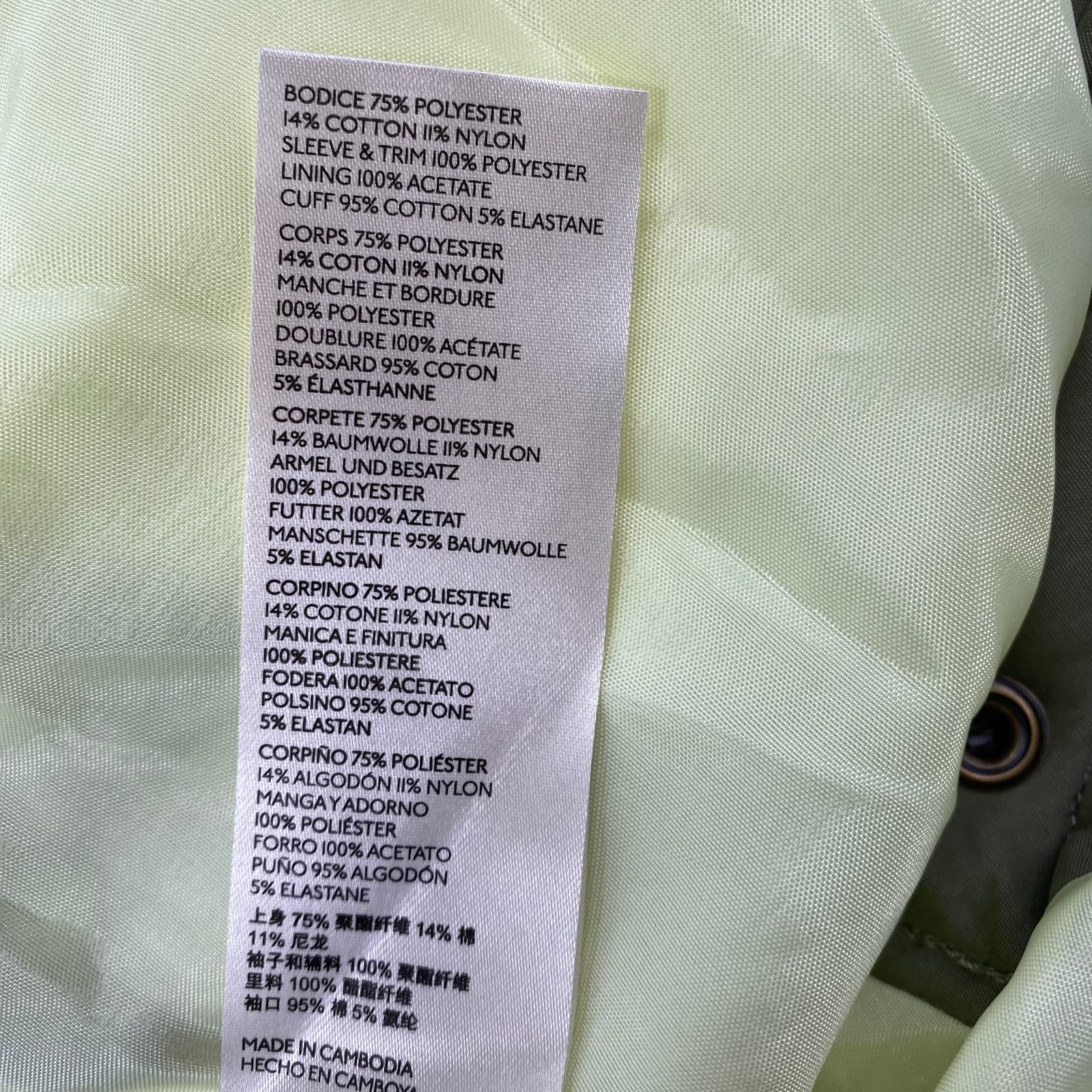 Pilcro and the Letterpress Green Synthetic Puffer Jacket Pilcro and the ...