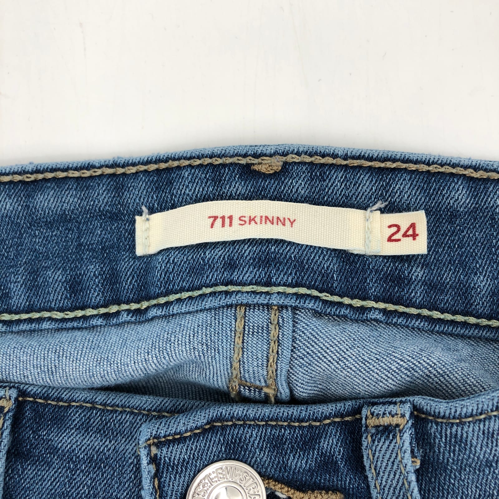Levi's Blue Skinny Jeans Levi's Blue Skinny Jeans Size 24 (Good ...