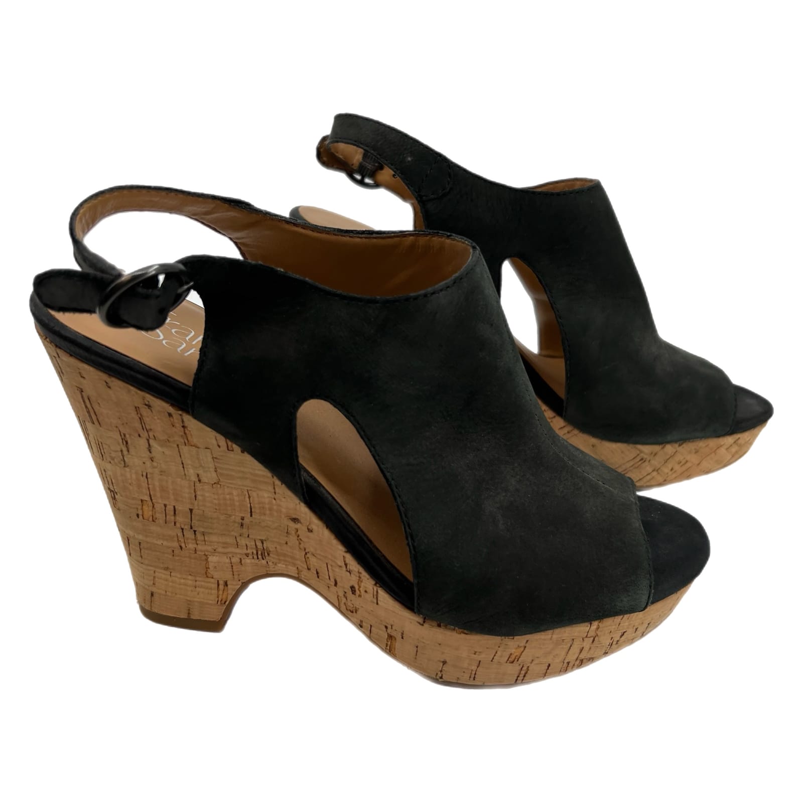 Franco Sarto Black Ultra-High Block Heel Franco Sarto Black Ultra-High ...