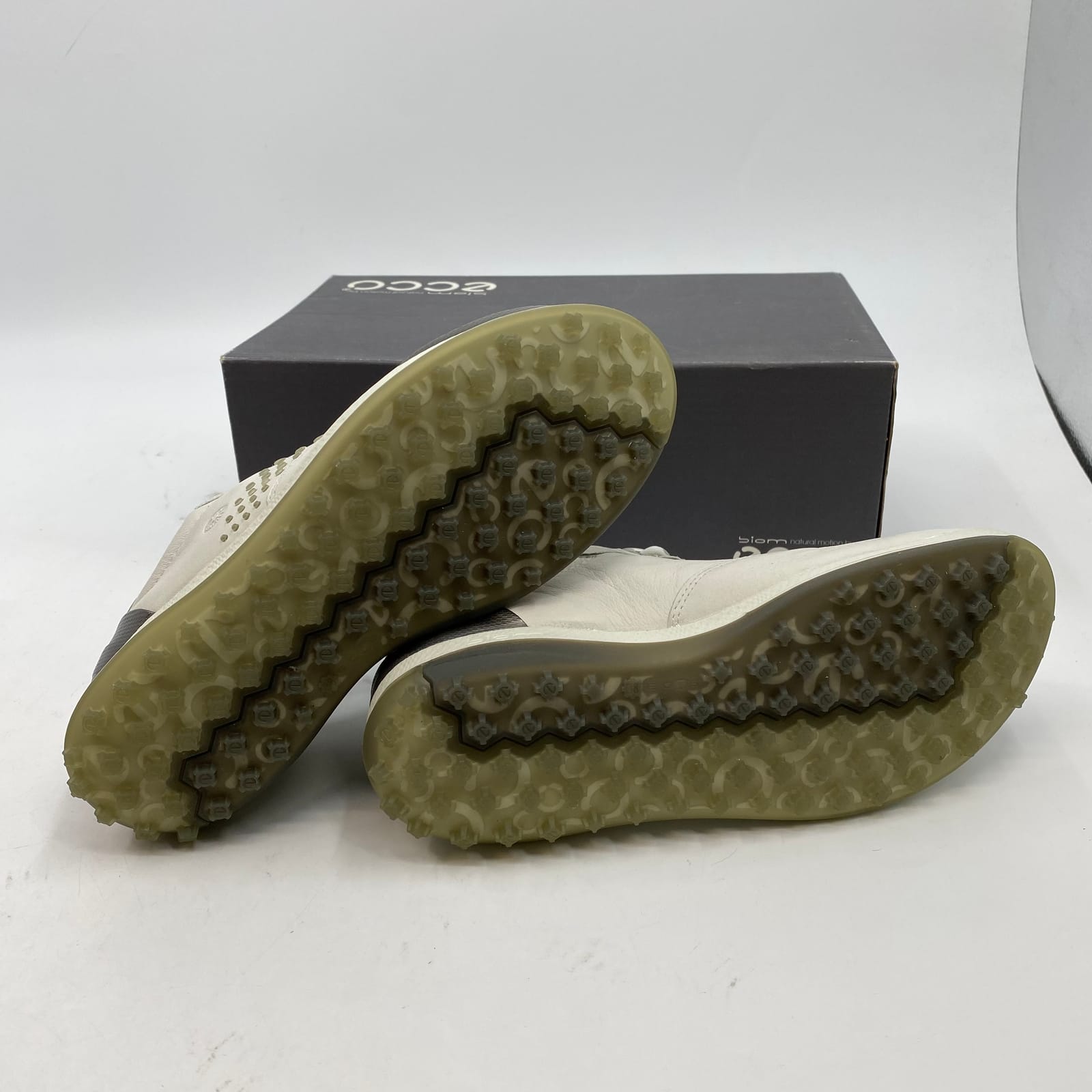 Ecco White Gray Golf Biom Hybrid 2 Sneakers Ecco White Gray Golf Biom ...