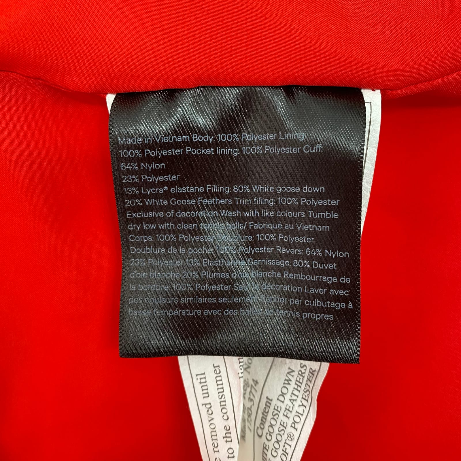 Lululemon Red Down-Filled Puffer Coat Lululemon Red Down-Filled Puffer ...