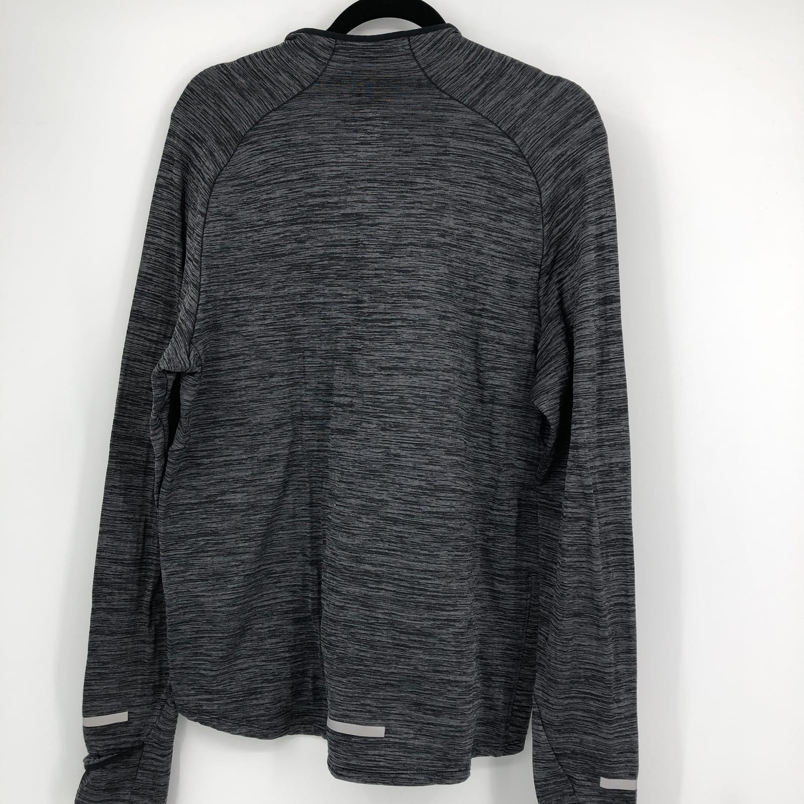 Nike Gray Basic Quarter Zip Jacket Nike Gray Basic Quarter Zip Jacket ...