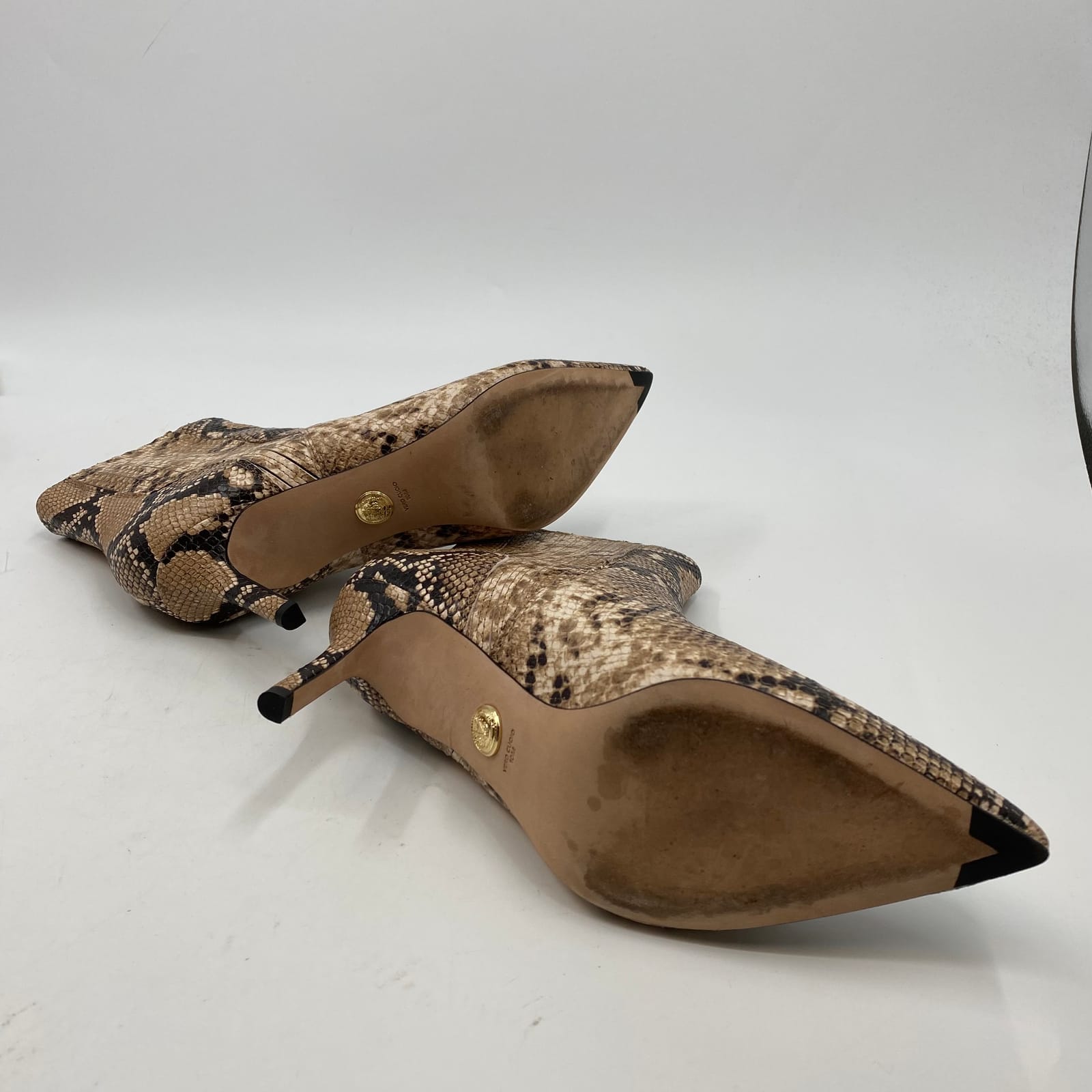Veronica Beard Snake Print Leather Bootie Veronica Beard Snake Print ...