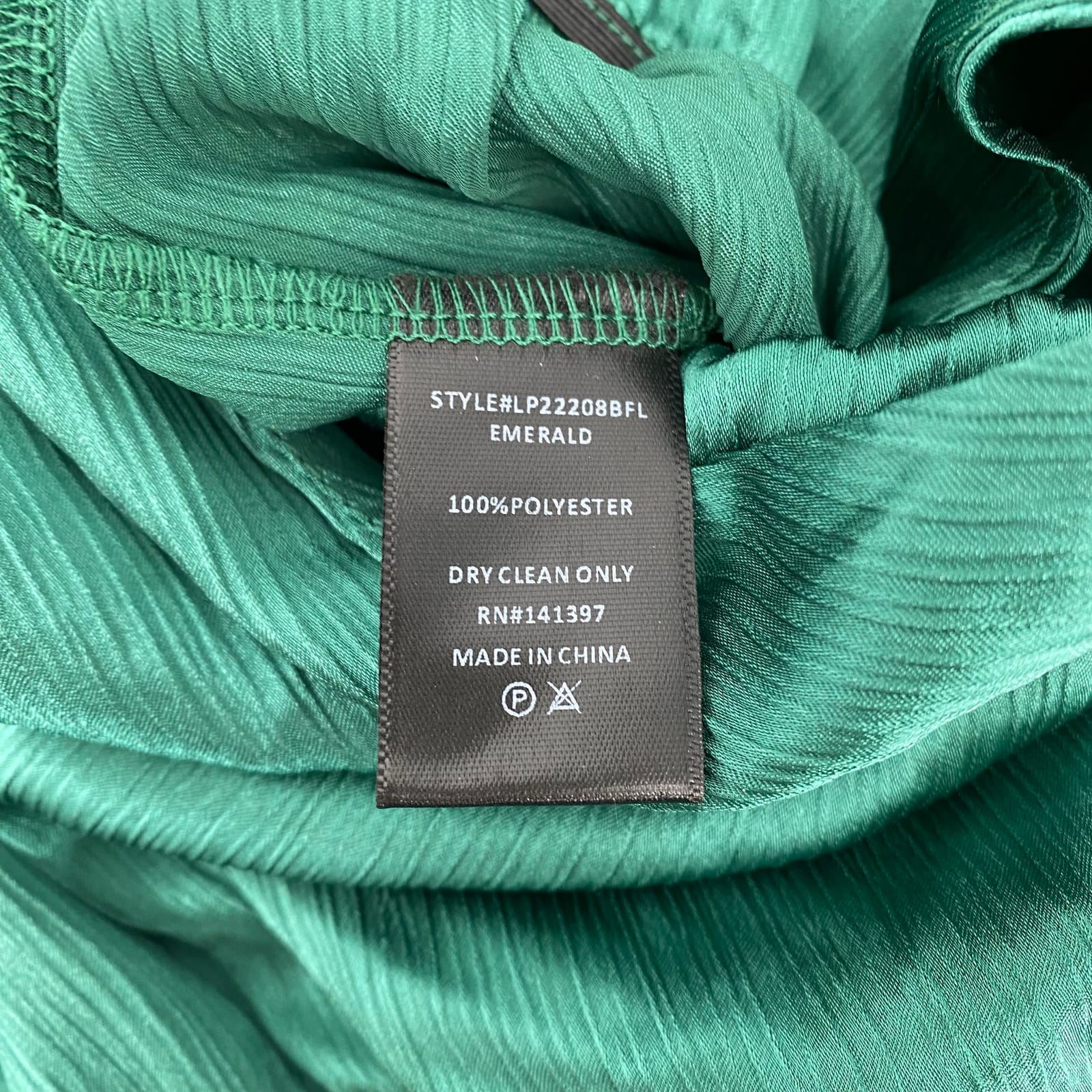 Floret Studio Green Wide-Leg Satin Wrap Jumpsuit Floret Studio Green ...