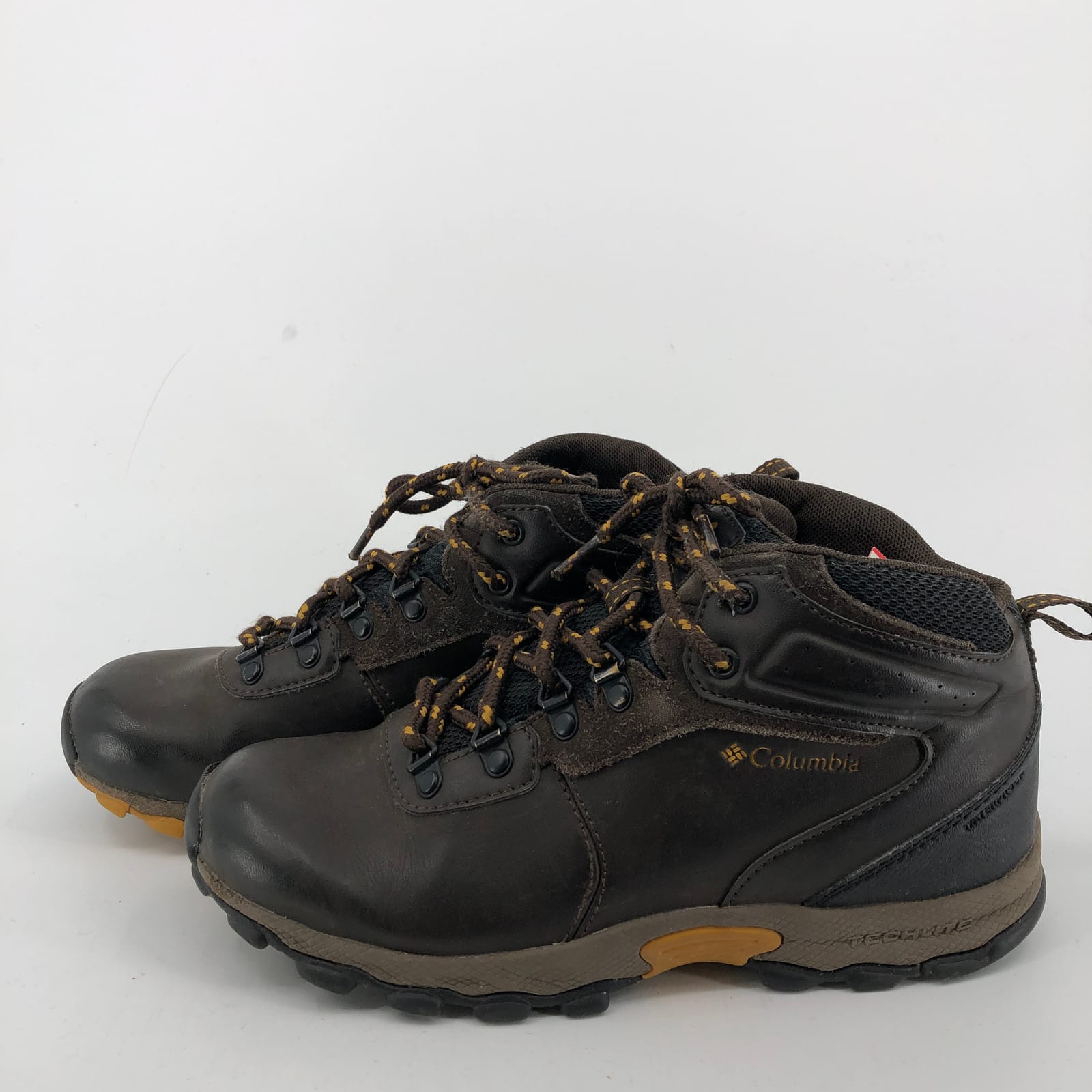 Columbia Brown Leather Ankle Boots & Booties Columbia Brown Leather ...