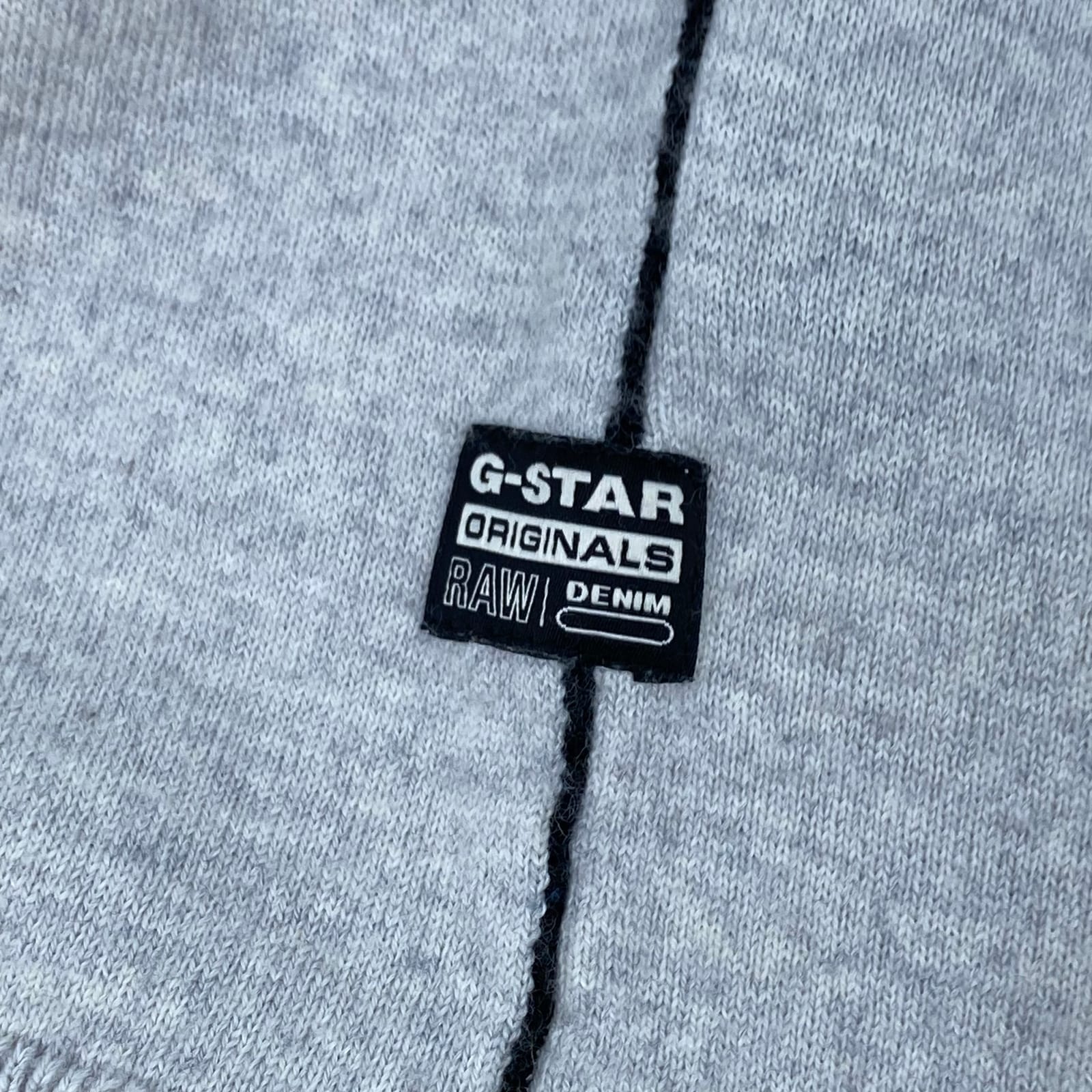 G-Star Gray Wool-Synthetic Pullover G-Star Gray Wool-Synthetic Pullover ...