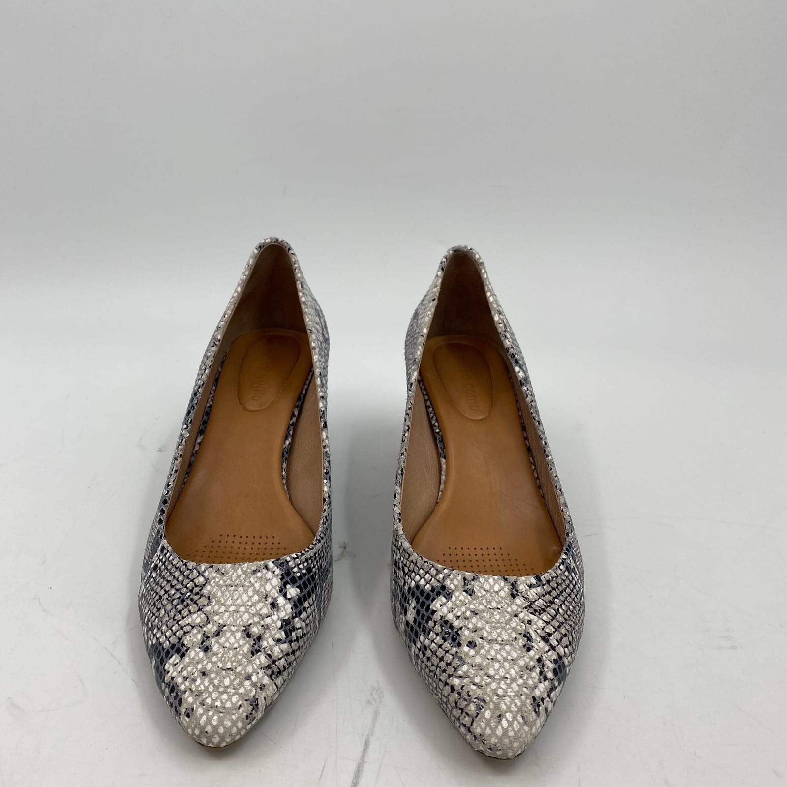 Corso Como Grey Snake Print Leather Heels Corso Como Grey Snake Print ...