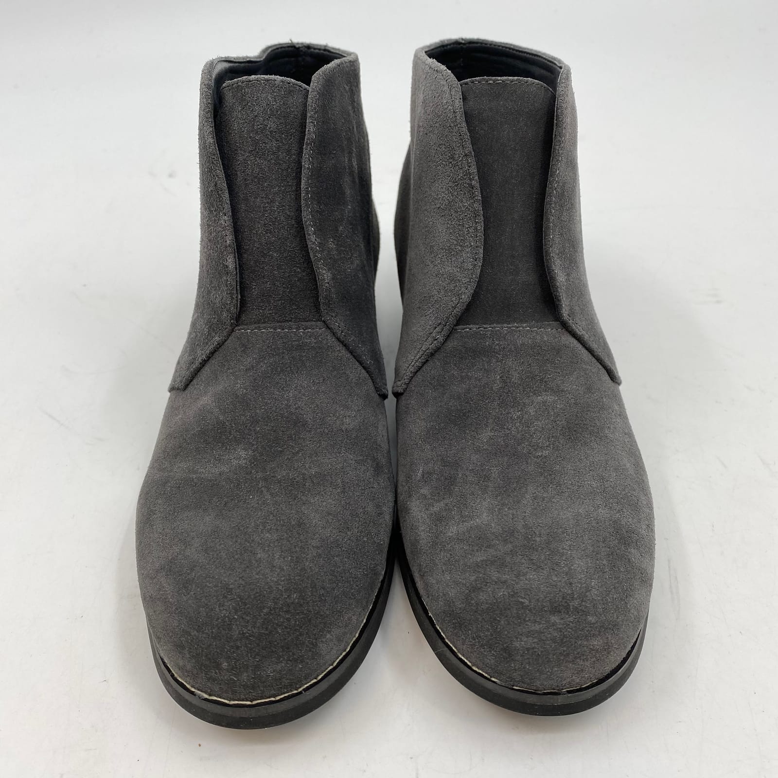 Blondo Gray Suede Verona Waterproof Ankle Booties Blondo Gray Suede ...