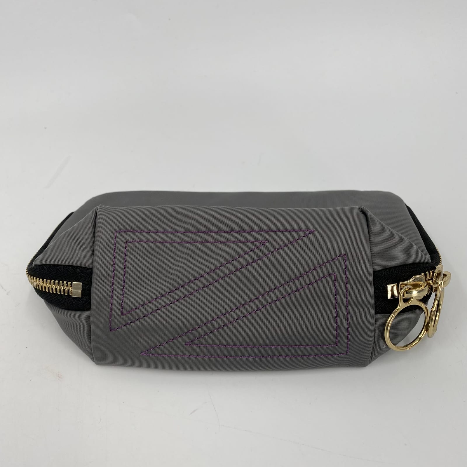 Kusshi Gray Signature Cosmetic Bag Kusshi Gray Signature Cosmetic Bag ...
