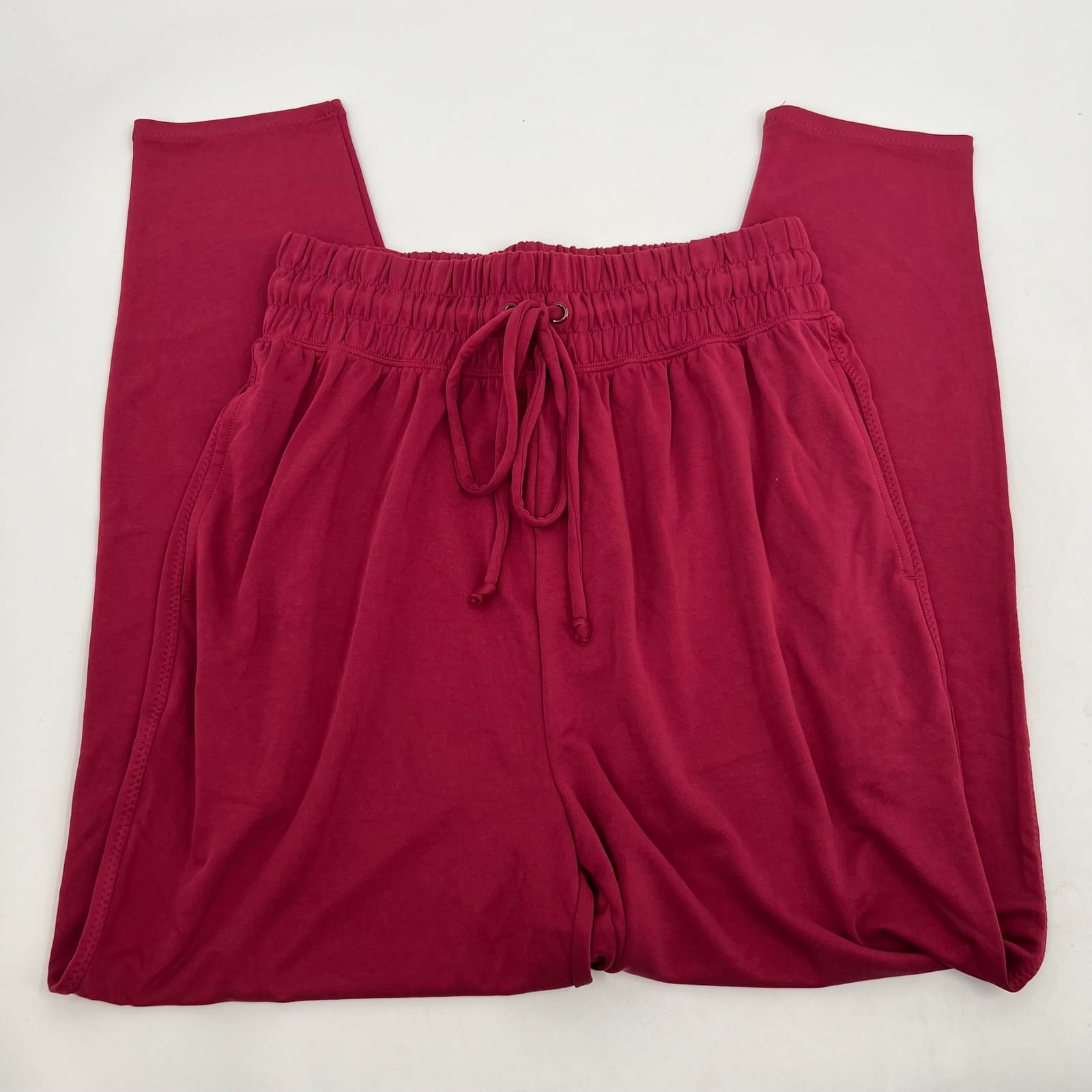 Fabletics Red High-Rise Harem Jogger Pants Fabletics Red High-Rise ...