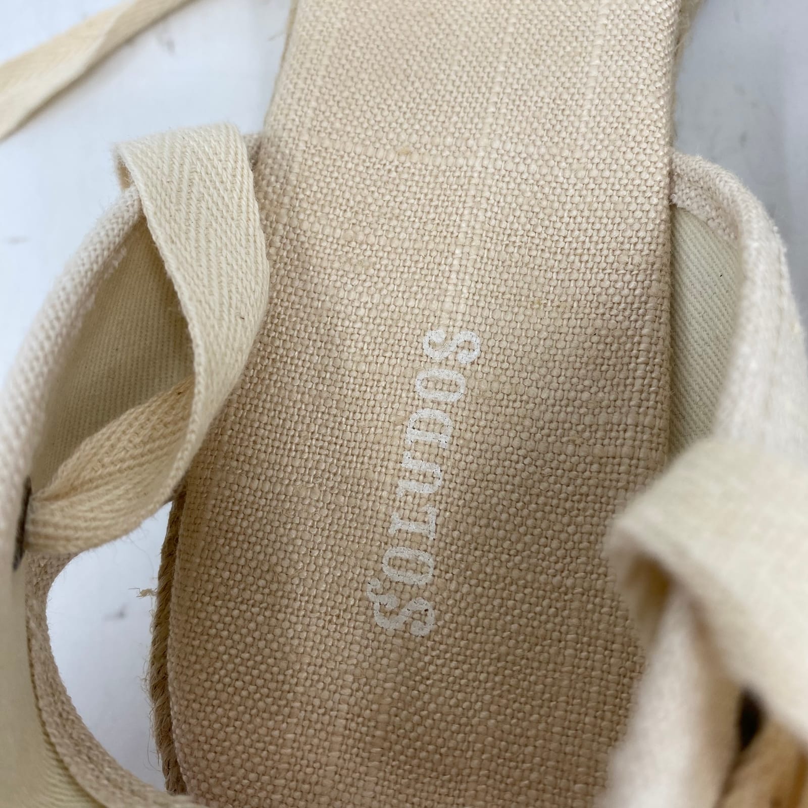 Soludos Cream Peep Toe Platform Espadrilles Soludos Cream Peep Toe ...
