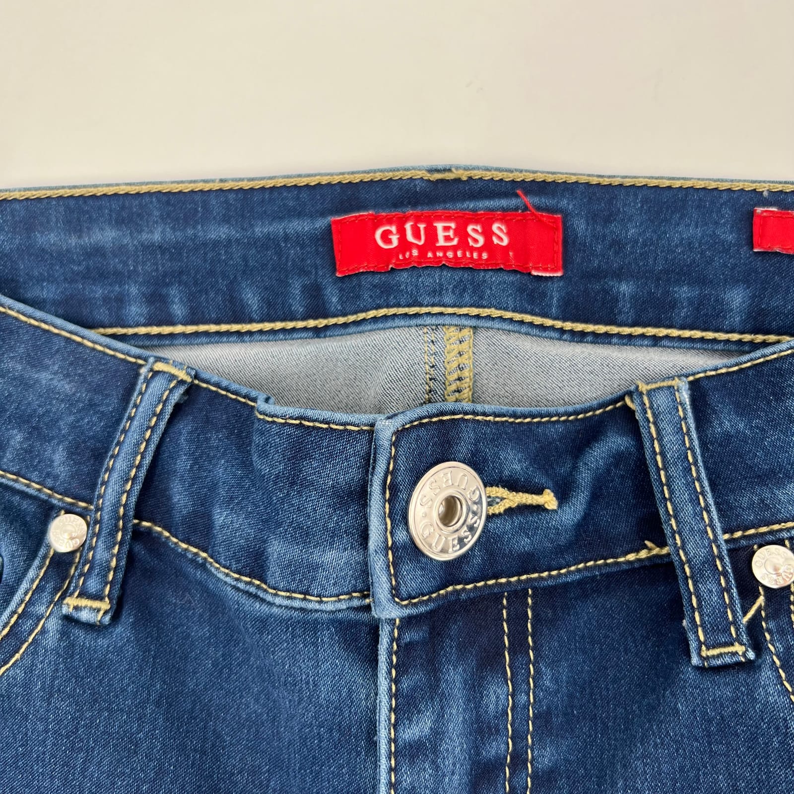 Guess Blue High Rise Skinny Jeans Guess Blue High Rise Skinny Jeans ...