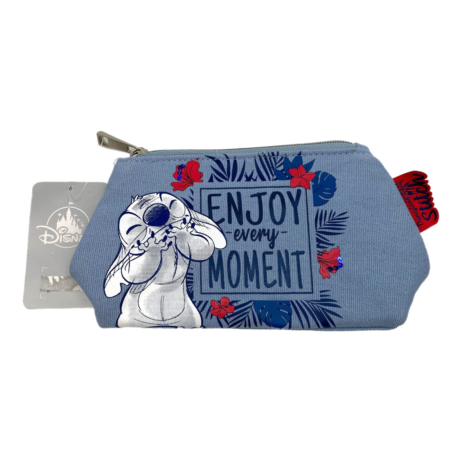 Disney Blue Stitch Disneyland Paris Pouch Disney Blue Stitch Disneyland ...