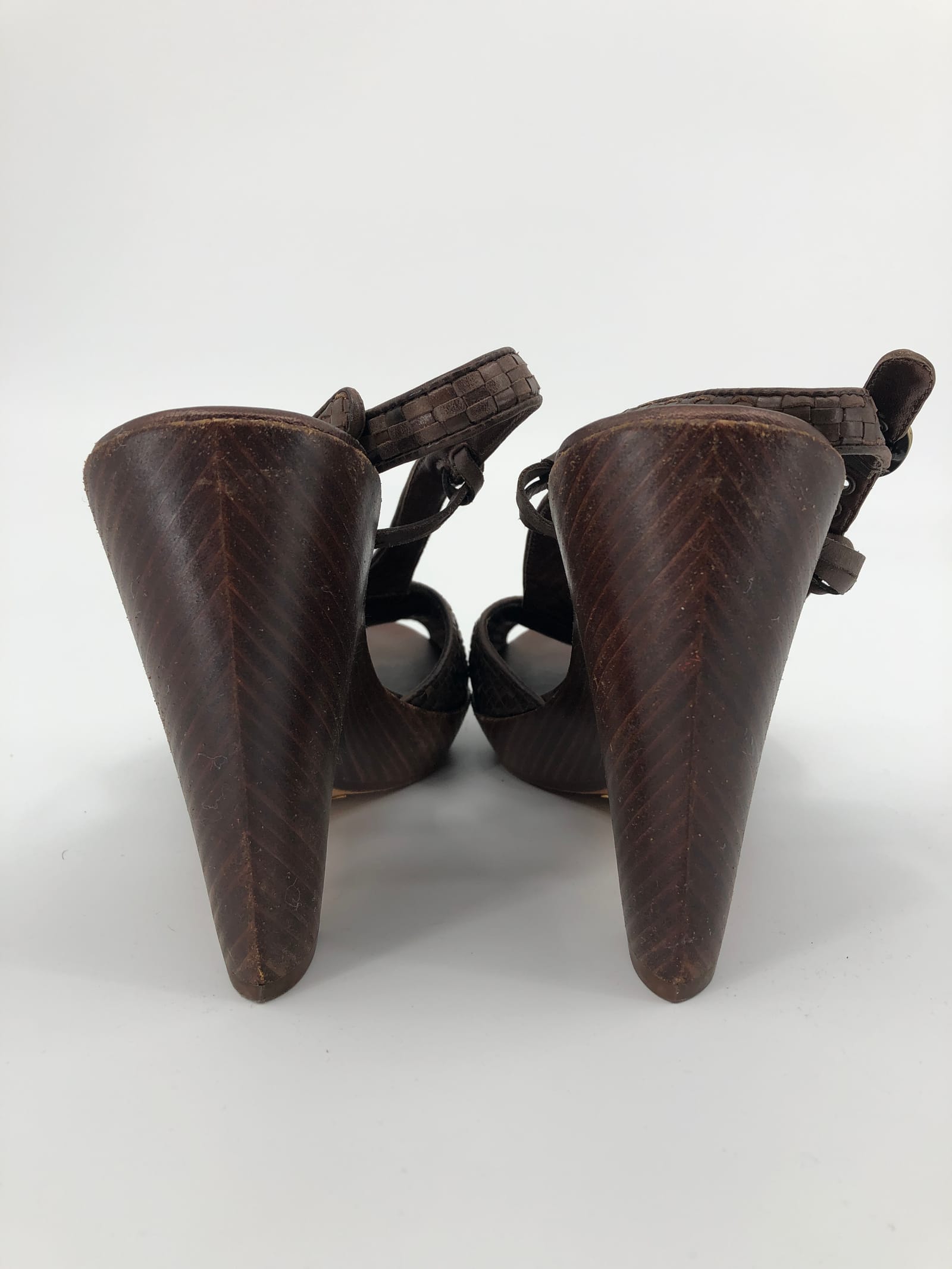 Cole Haan Brown Leather Cone Heels Cole Haan Brown Leather Cone Heels ...