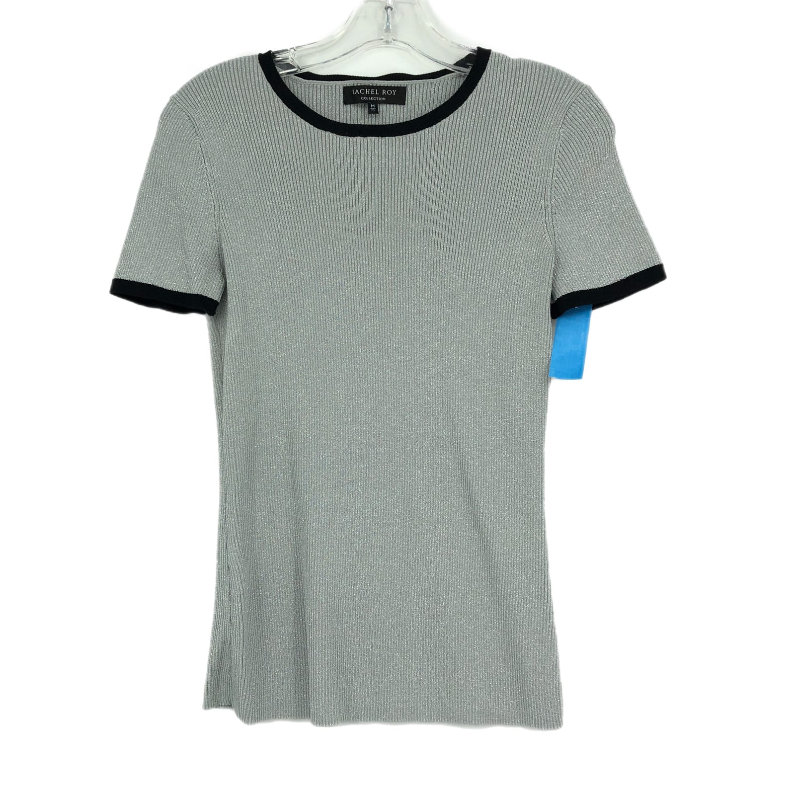 RACHEL Rachel Roy Black & Silver Classic Sweater RACHEL Rachel Roy ...