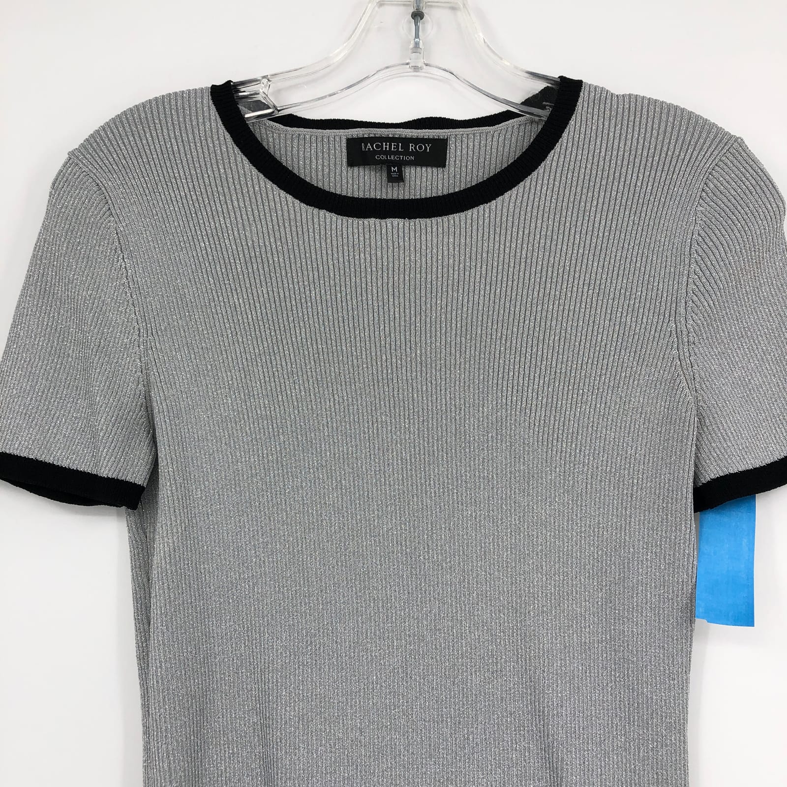 RACHEL Rachel Roy Black & Silver Classic Sweater RACHEL Rachel Roy ...