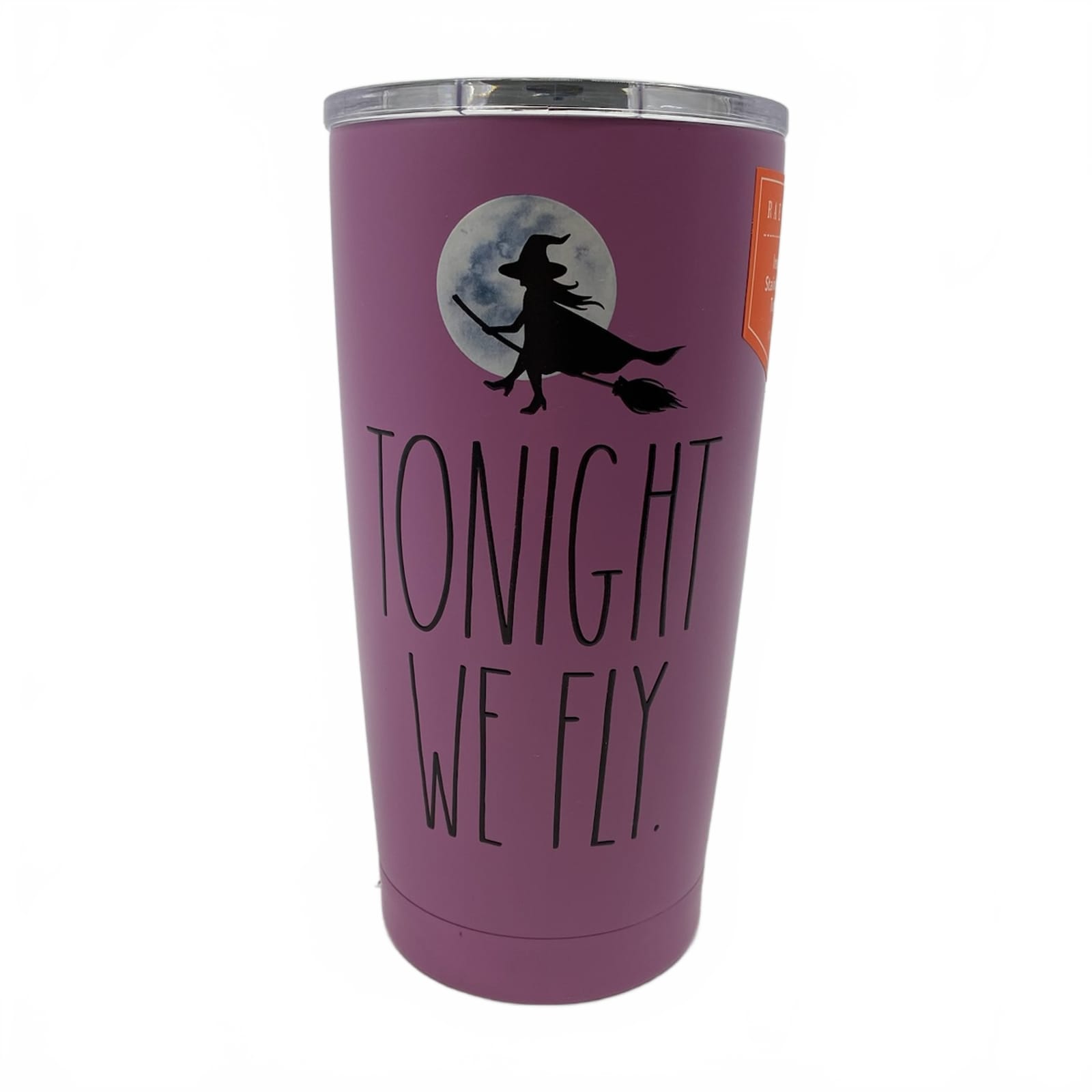 Rae Dunn Purple Black Tonight We Fly 17oz Travel Tumbler Rae Dunn ...