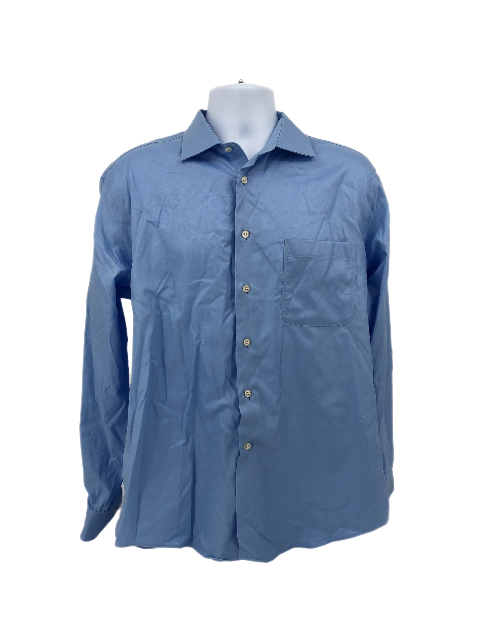 Pronto Uomo Blue Slim Fit Button-Up Dress Shirt Pronto Uomo Blue Slim ...