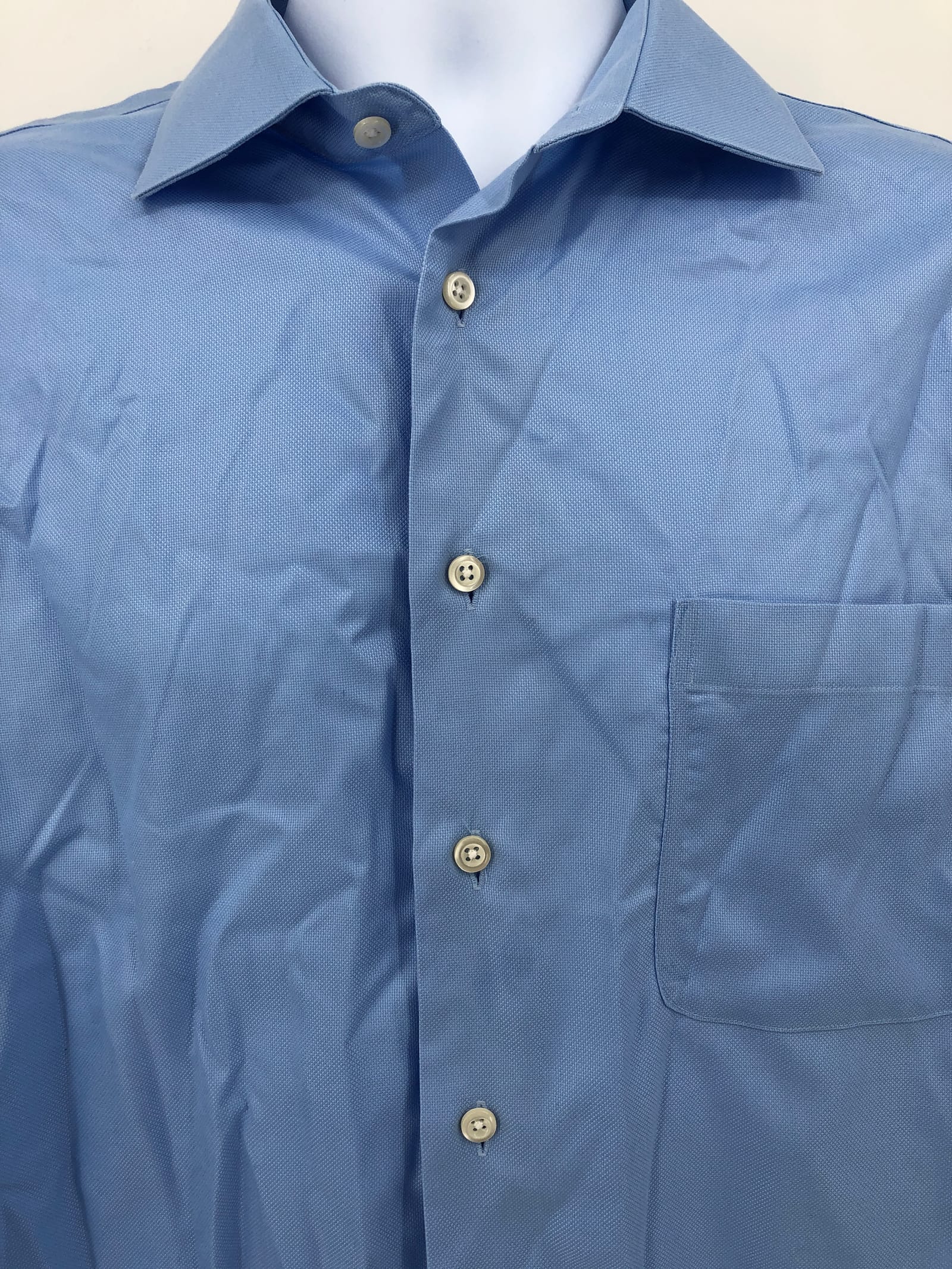 Pronto Uomo Blue Slim Fit Button-Up Dress Shirt Pronto Uomo Blue Slim ...