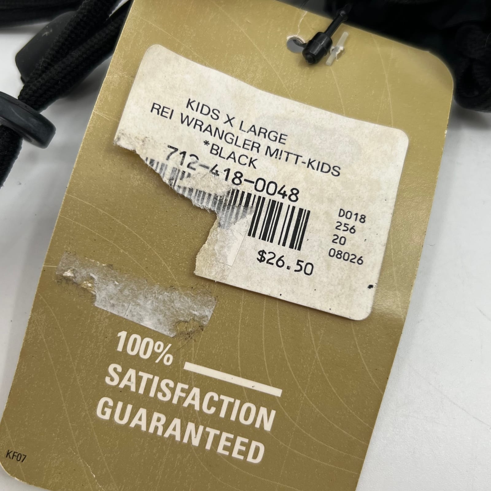 REI Black XL Boys' Classic Mittens REI Black XL Boys' Classic Mittens ...