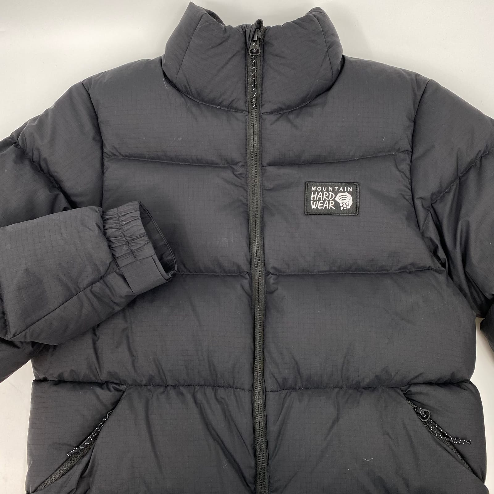 Mountain Hardwear Black Down-Filled Puffer Coat Mountain Hardwear Black ...