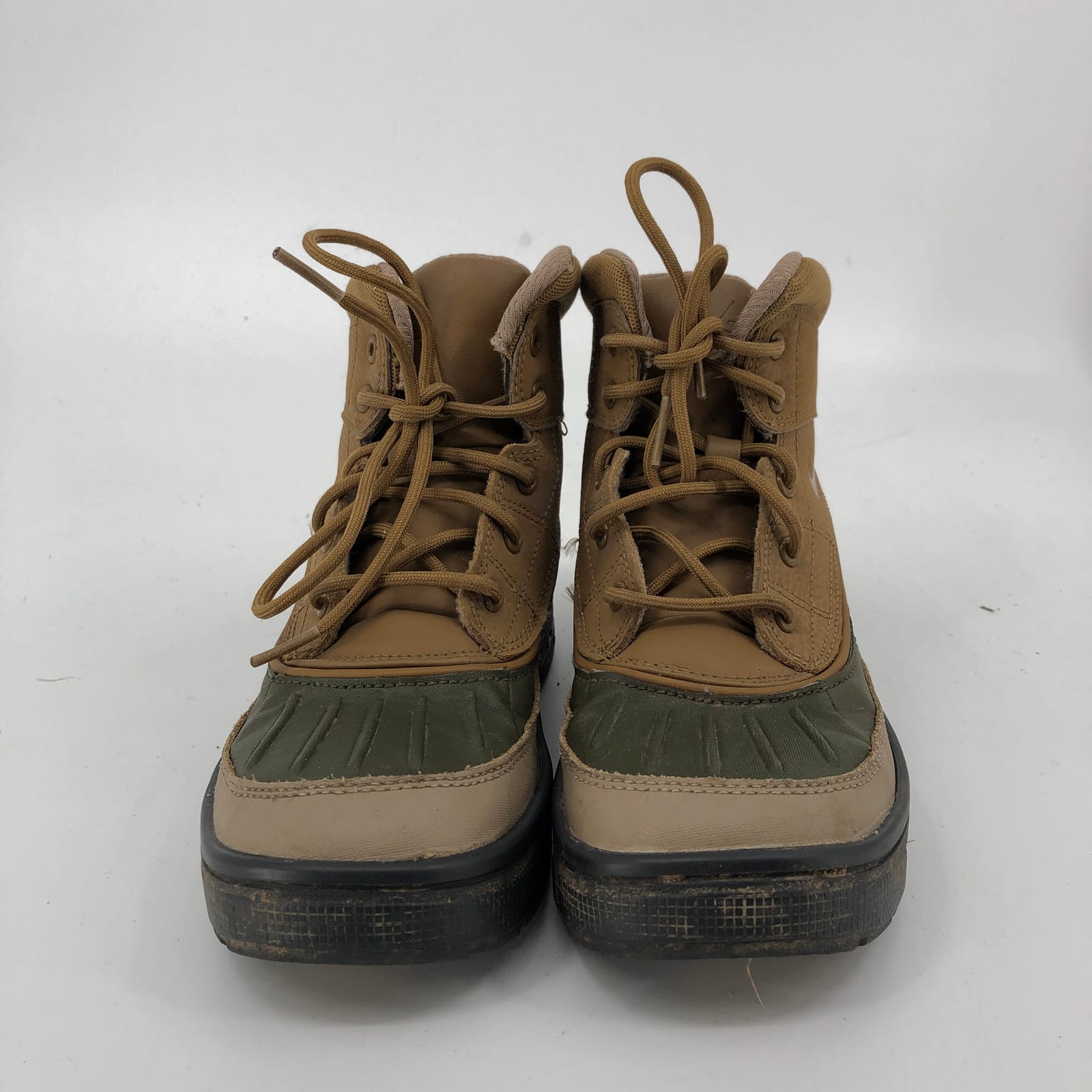 Nike Brown Lace-Up Winter & Rain Boots Nike Brown Lace-Up Winter & Rain ...