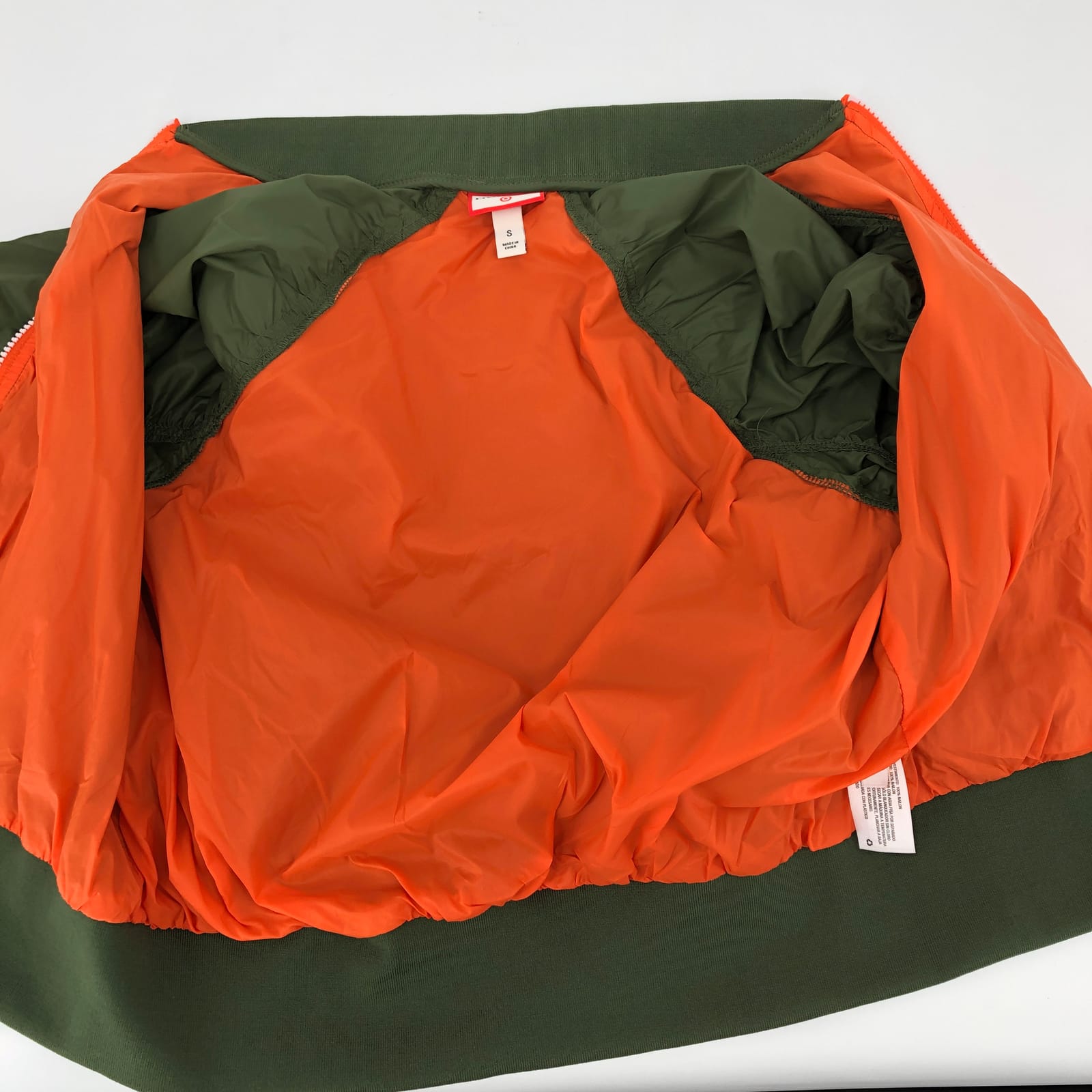 Hunter for Target Green & Orange Bomber Jacket Hunter for Target Green ...