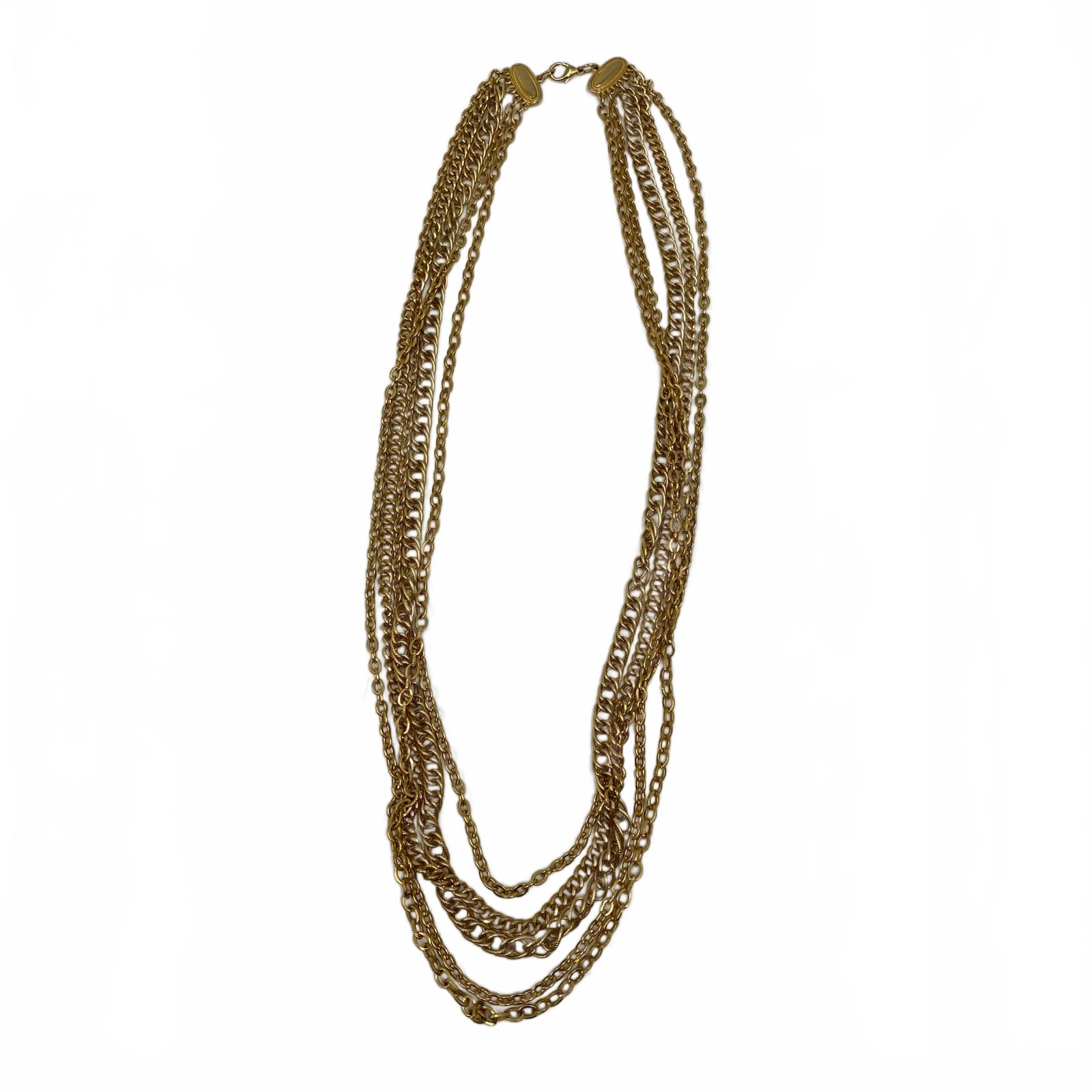 Vintage Gold Layered Chain Necklace Vintage Gold Layered Chain Necklace ...