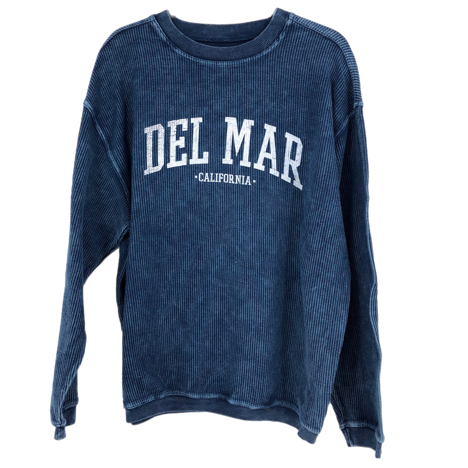 Classic California Blue & White Sweater Classic California Blue & White ...