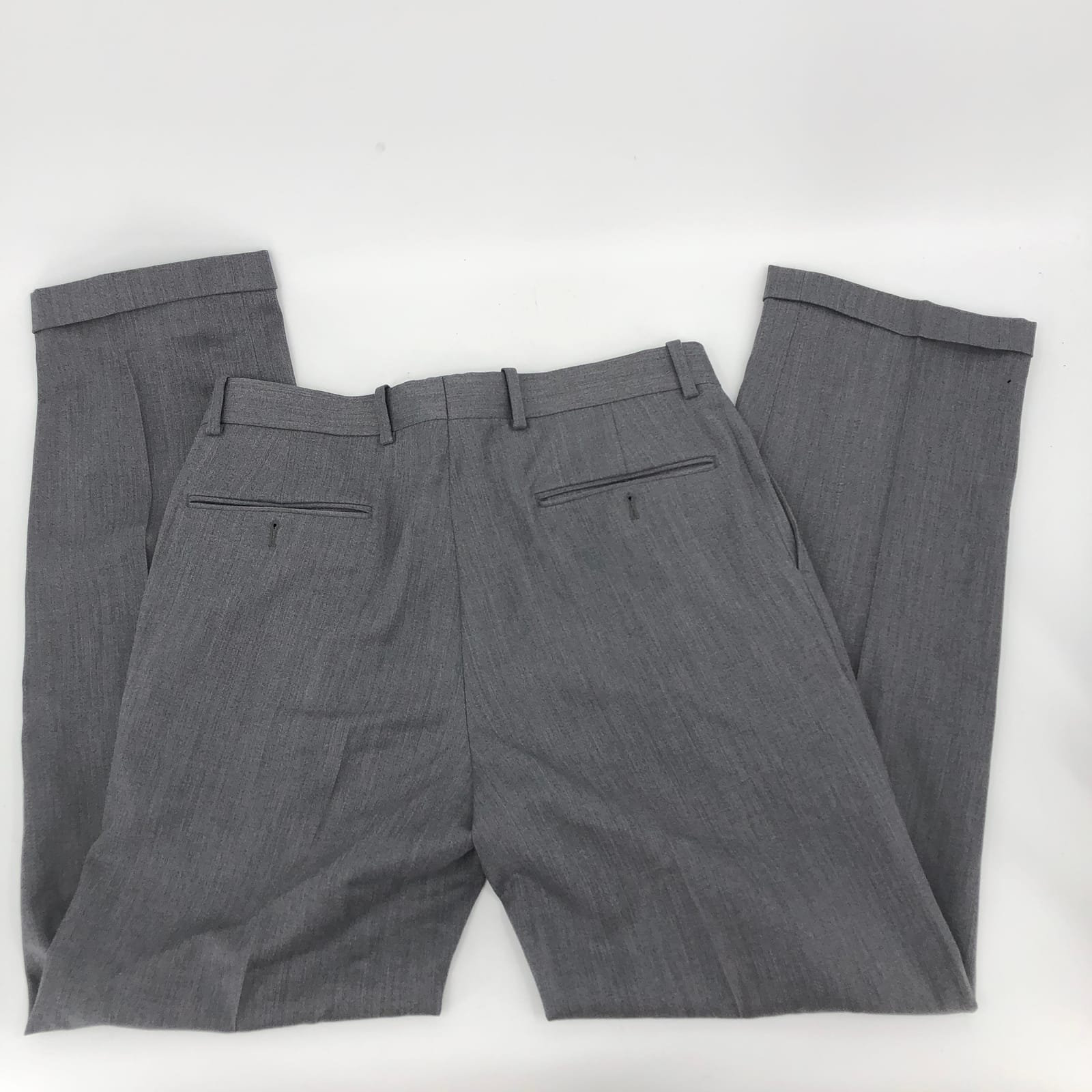 Pronto Uomo Gray Straight Dress Pants Pronto Uomo Gray Straight Dress ...