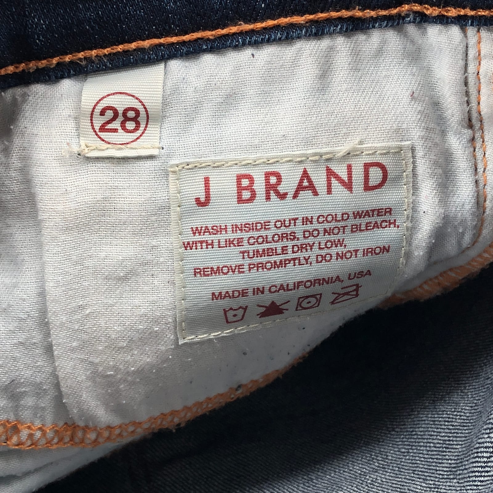 J Brand Blue Straight Leg Jeans J Brand Blue Straight Leg Jeans Size 28 ...