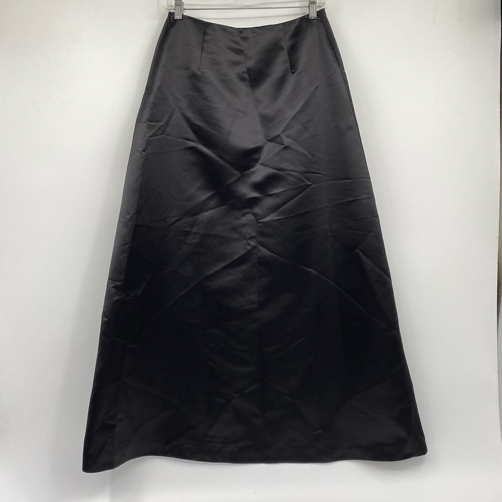Bill Levkoff Black Satin Maxi Skirt Bill Levkoff Black Satin Maxi Skirt ...