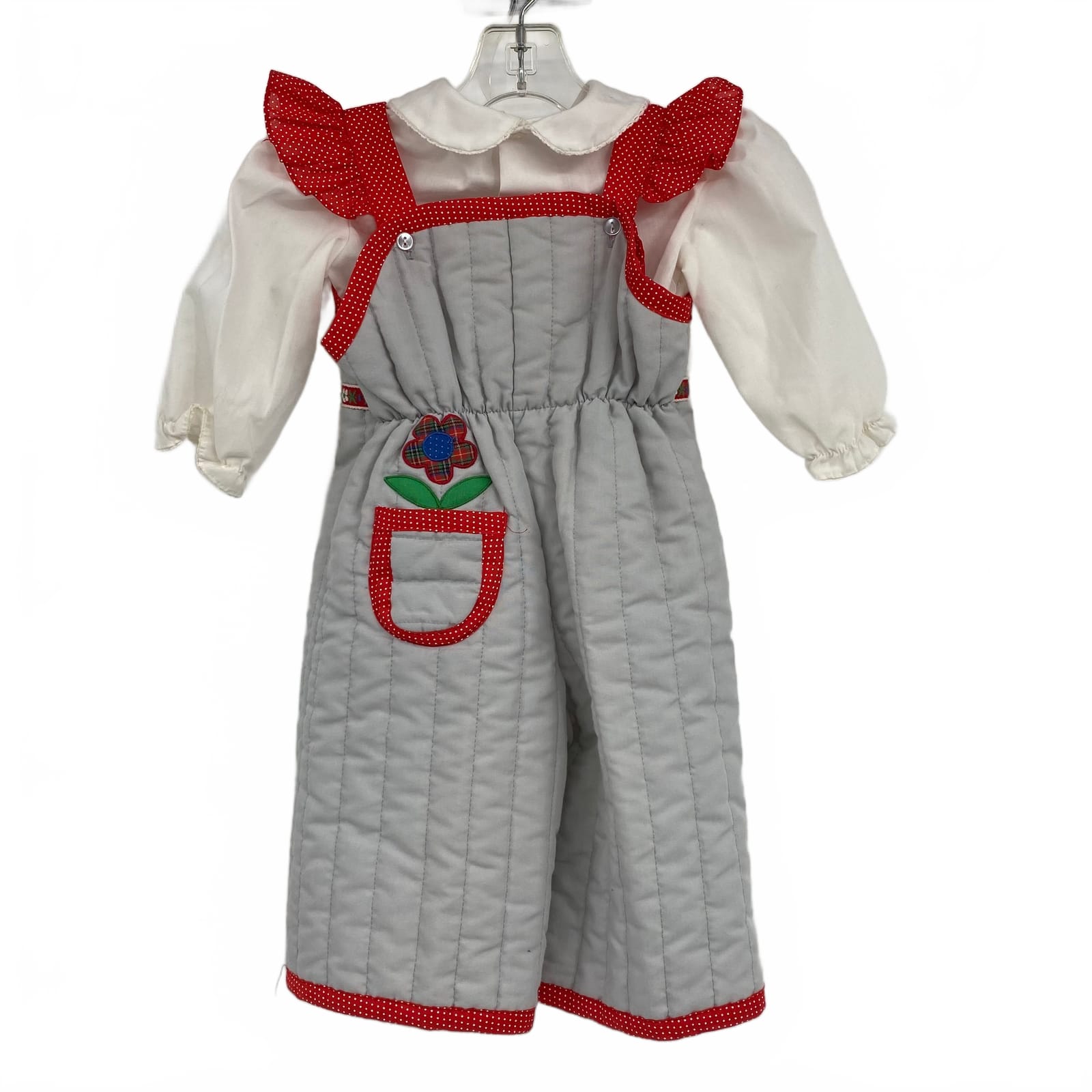 Nannette White Red Floral Onsie for Baby 9 Months Nannette White Red ...