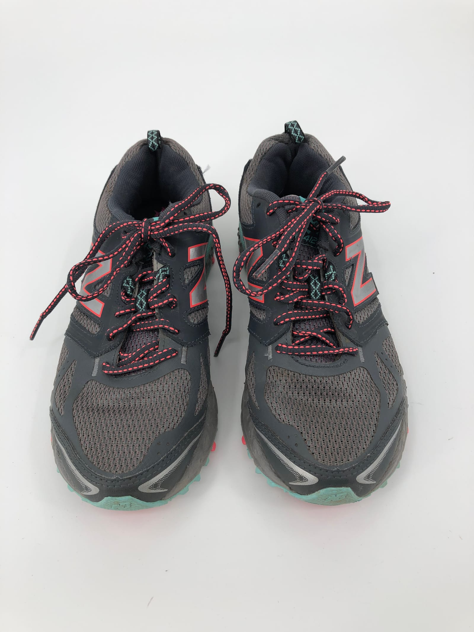 New Balance Gray-Pink Athletic Shoes New Balance Gray-Pink Athletic ...
