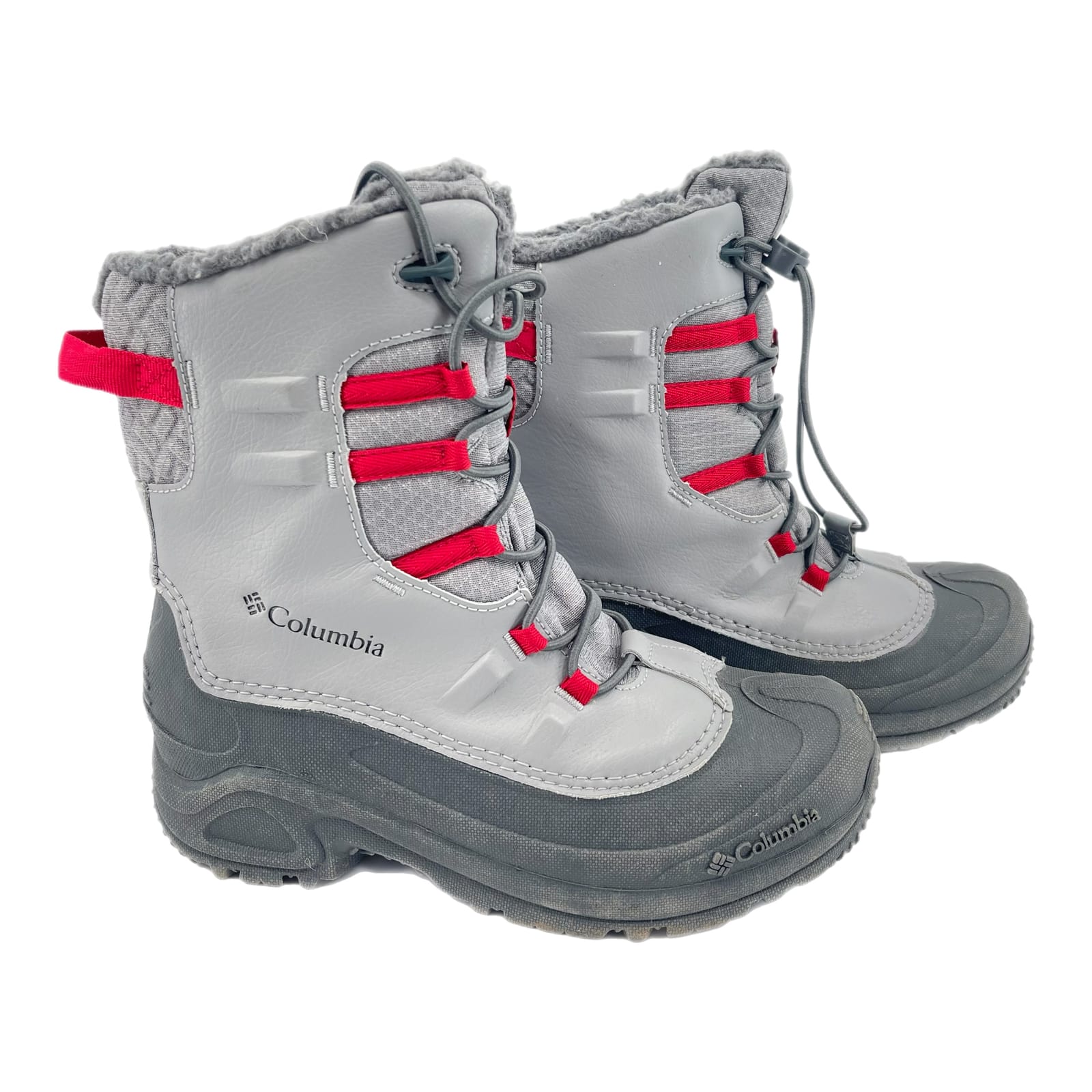 Columbia Gray Red Waterproof Boots Columbia Gray Red Waterproof Boots ...