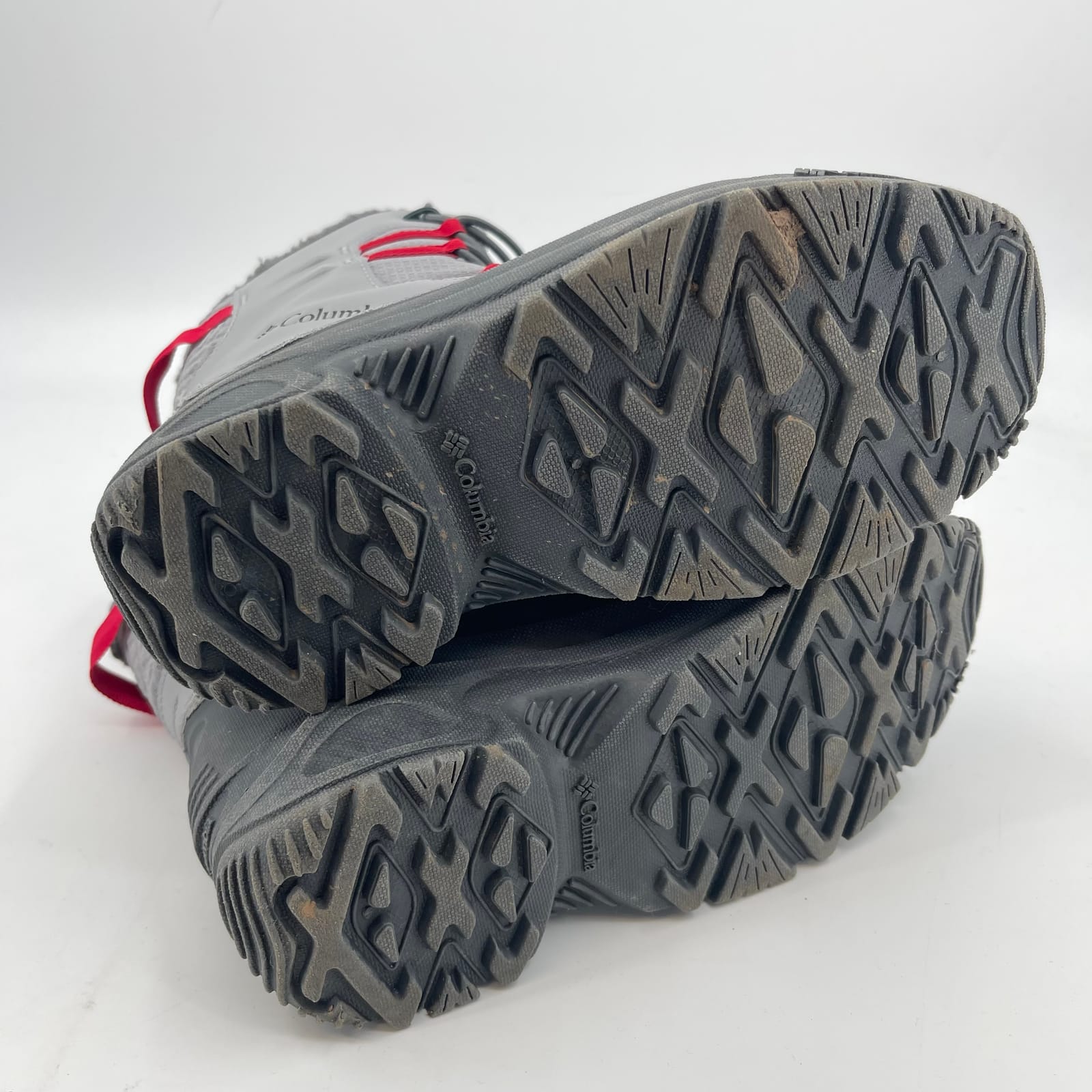 Columbia Gray Red Waterproof Boots Columbia Gray Red Waterproof Boots ...