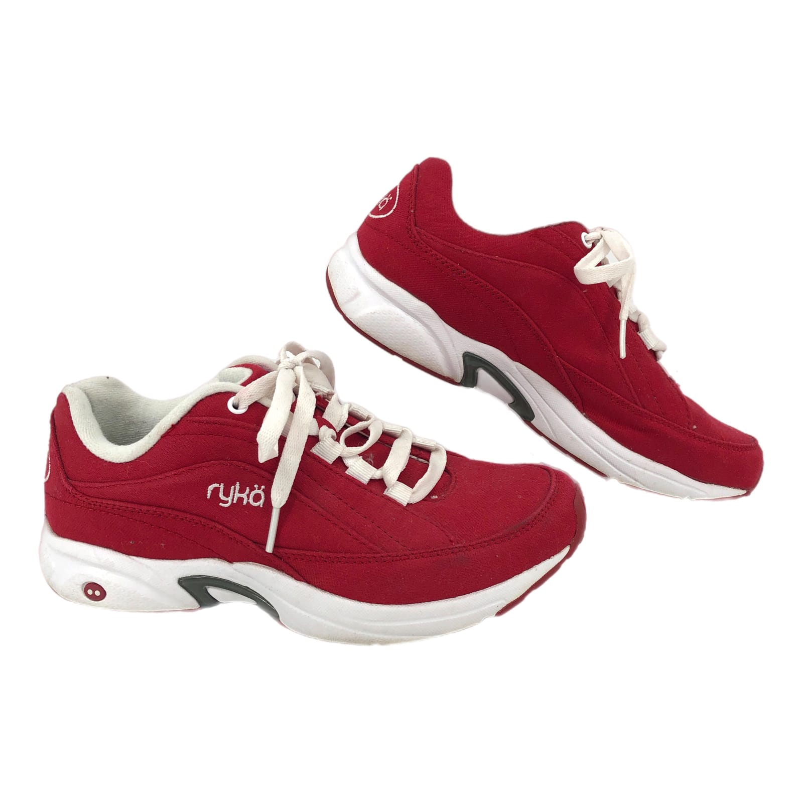 Ryka Red & White Athletic Sneakers Ryka Red & White Athletic Sneakers ...