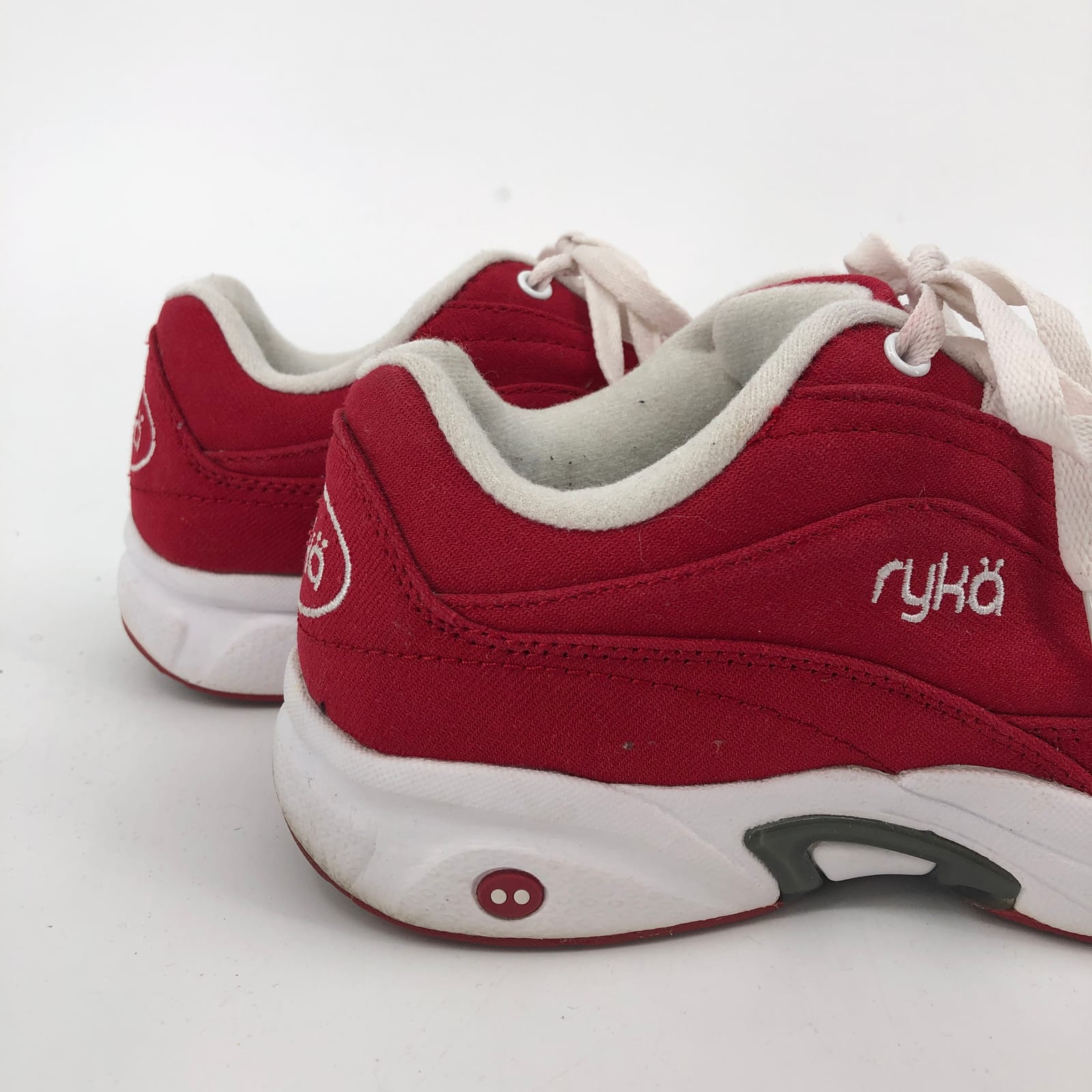 Ryka Red & White Athletic Sneakers Ryka Red & White Athletic Sneakers ...
