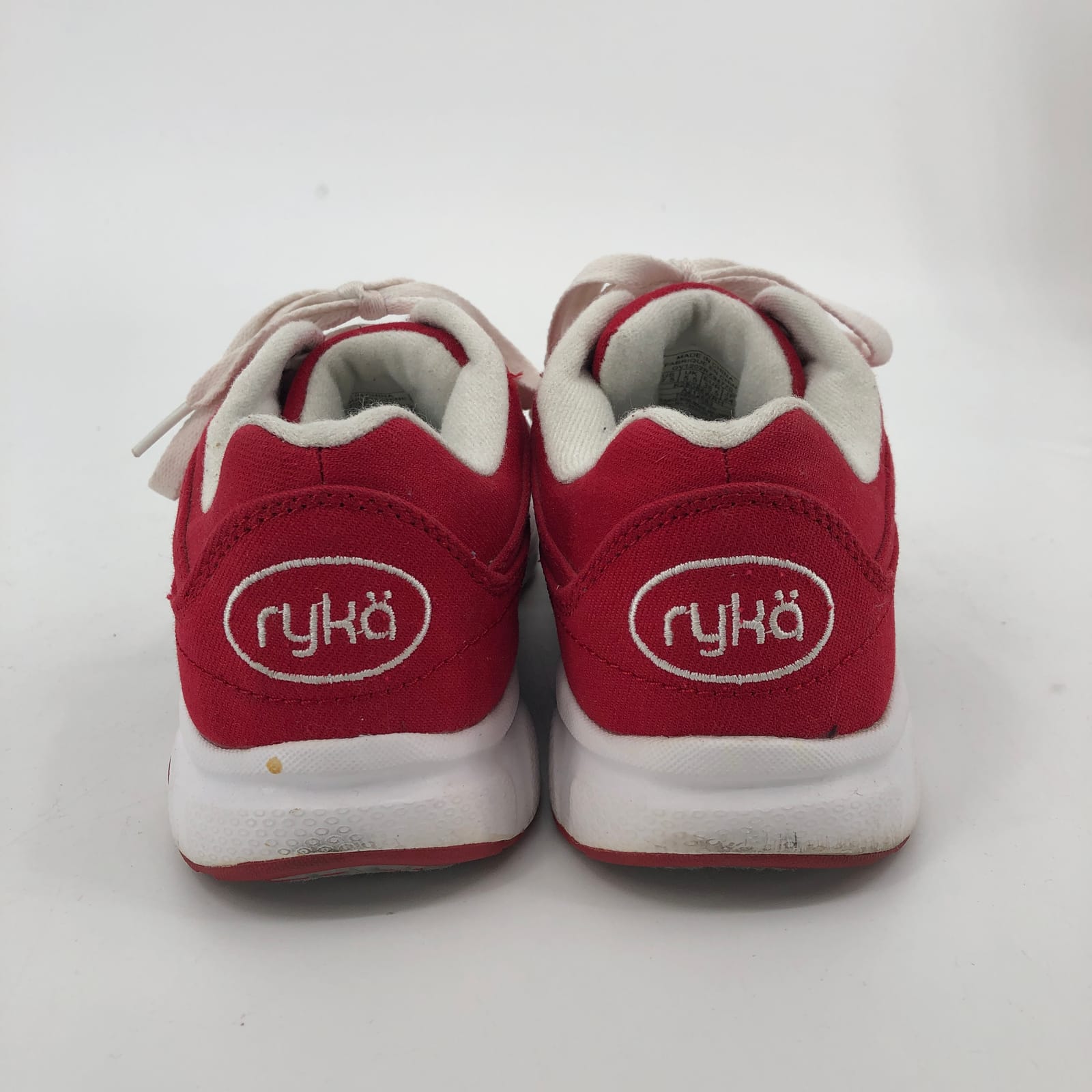 Ryka Red & White Athletic Sneakers Ryka Red & White Athletic Sneakers ...